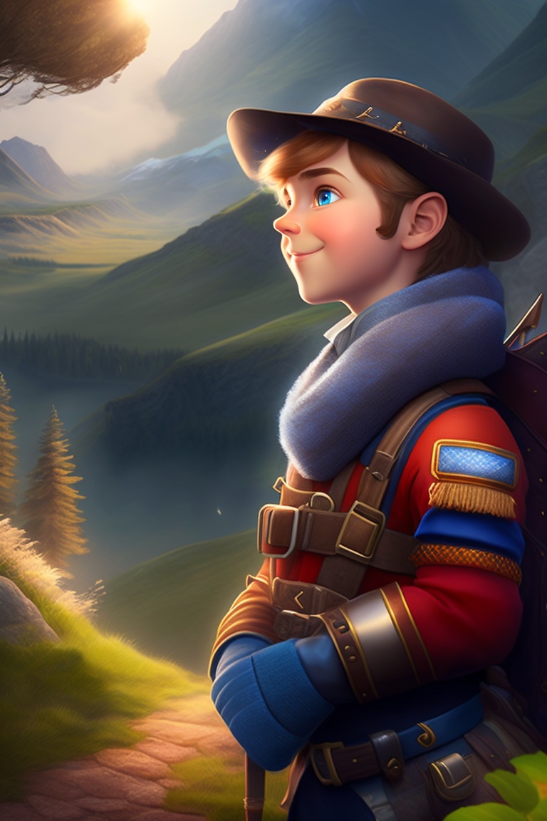 Lexica - Once upon a time, in a far-off land, there lived a brave young ...