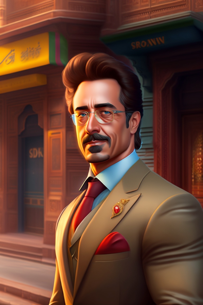 Lexica - Tony stark in the Streets of Lahore, Pakistan. And enjoying ...