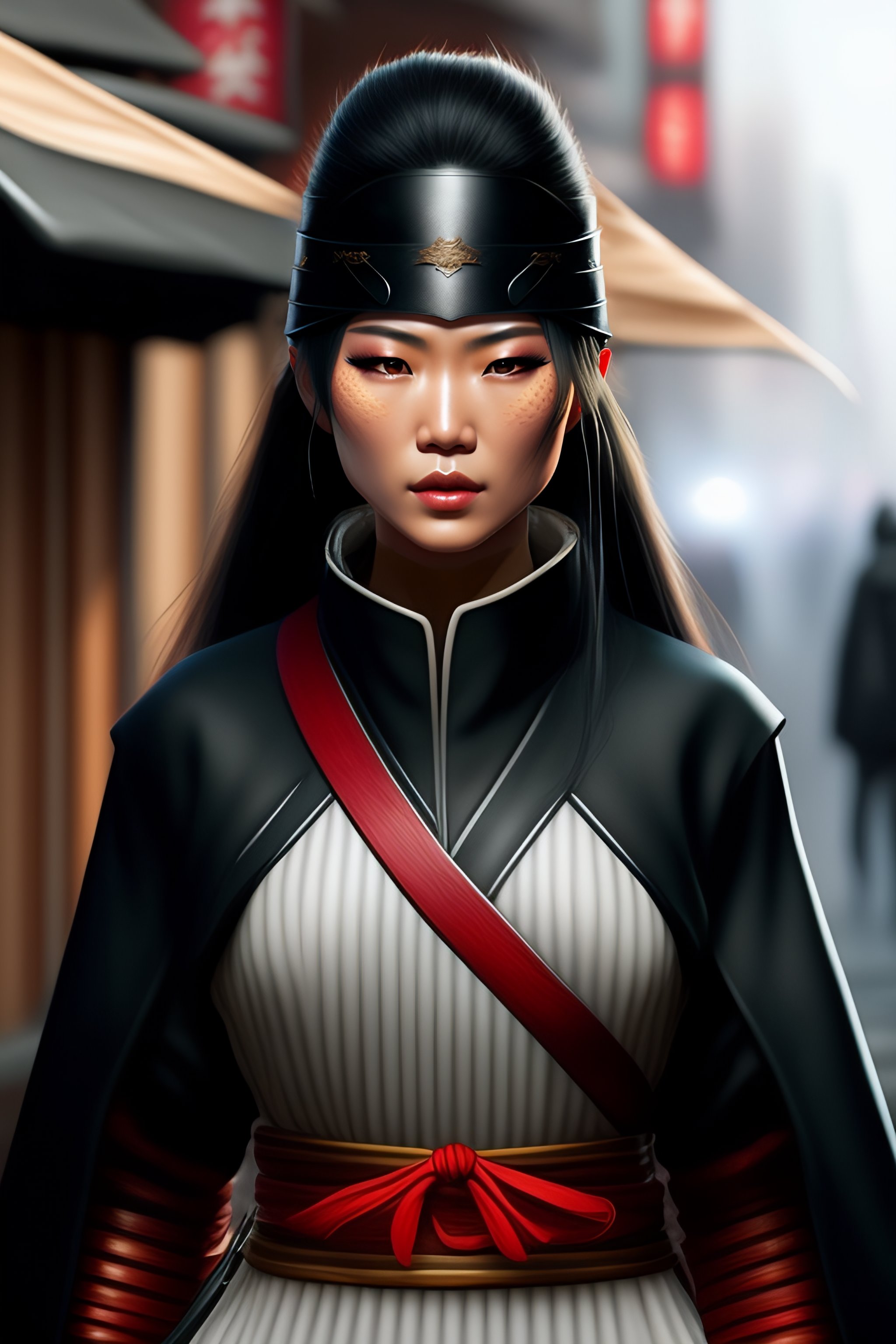 Lexica - Concept art of a japanese ninja woman, street style, clothing ...