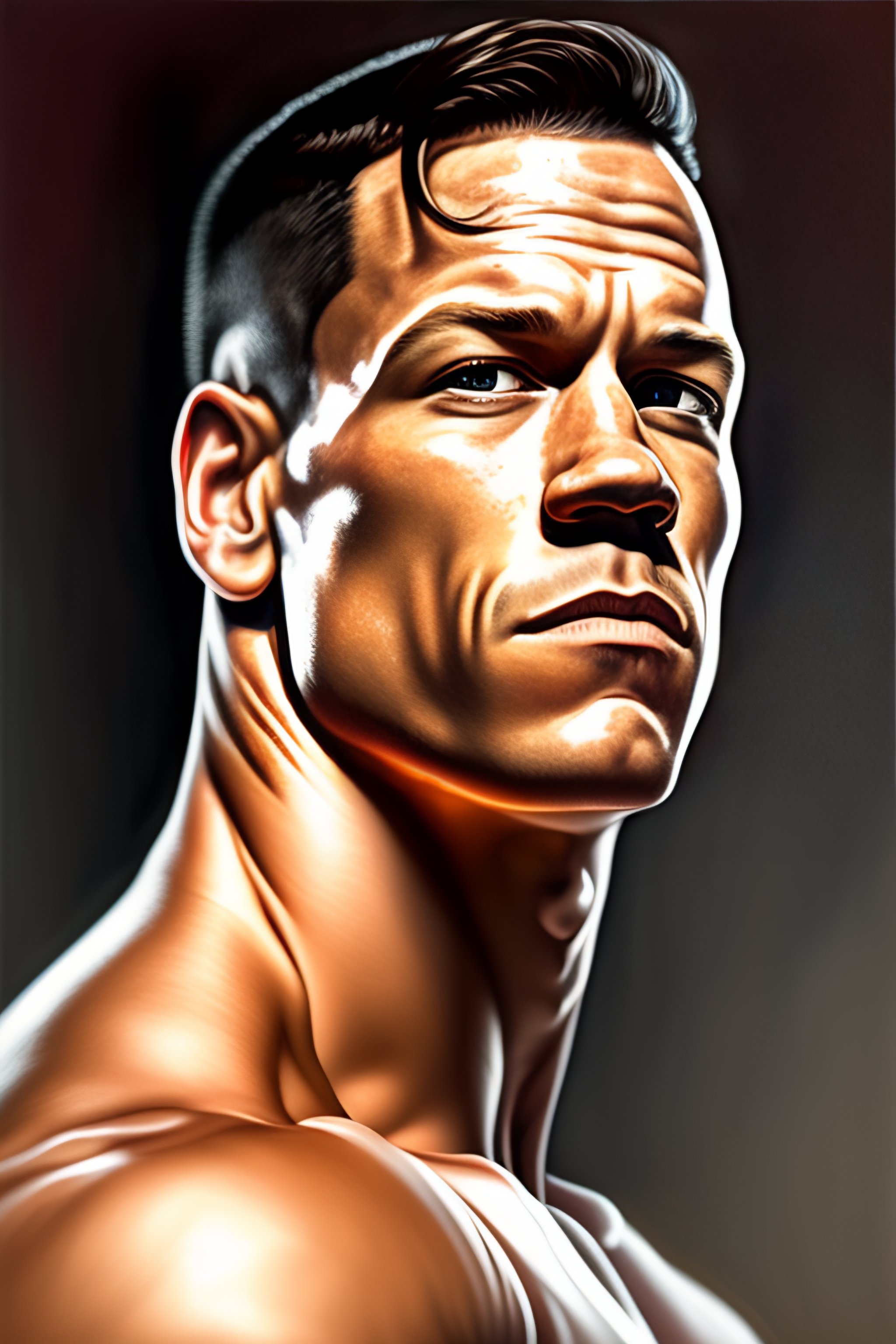 Lexica - Detailed portrait of john cena