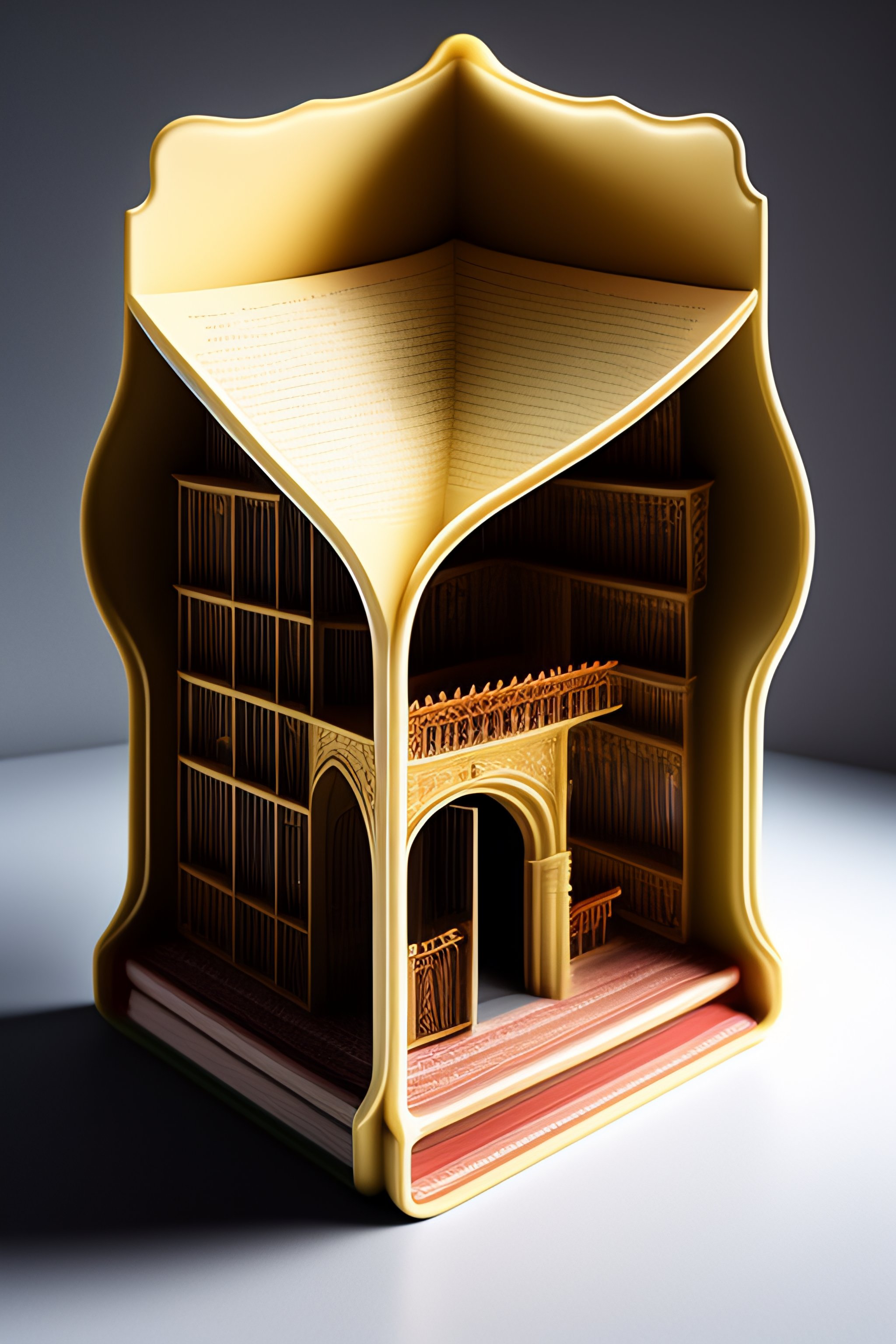 Lexica - House in a book form