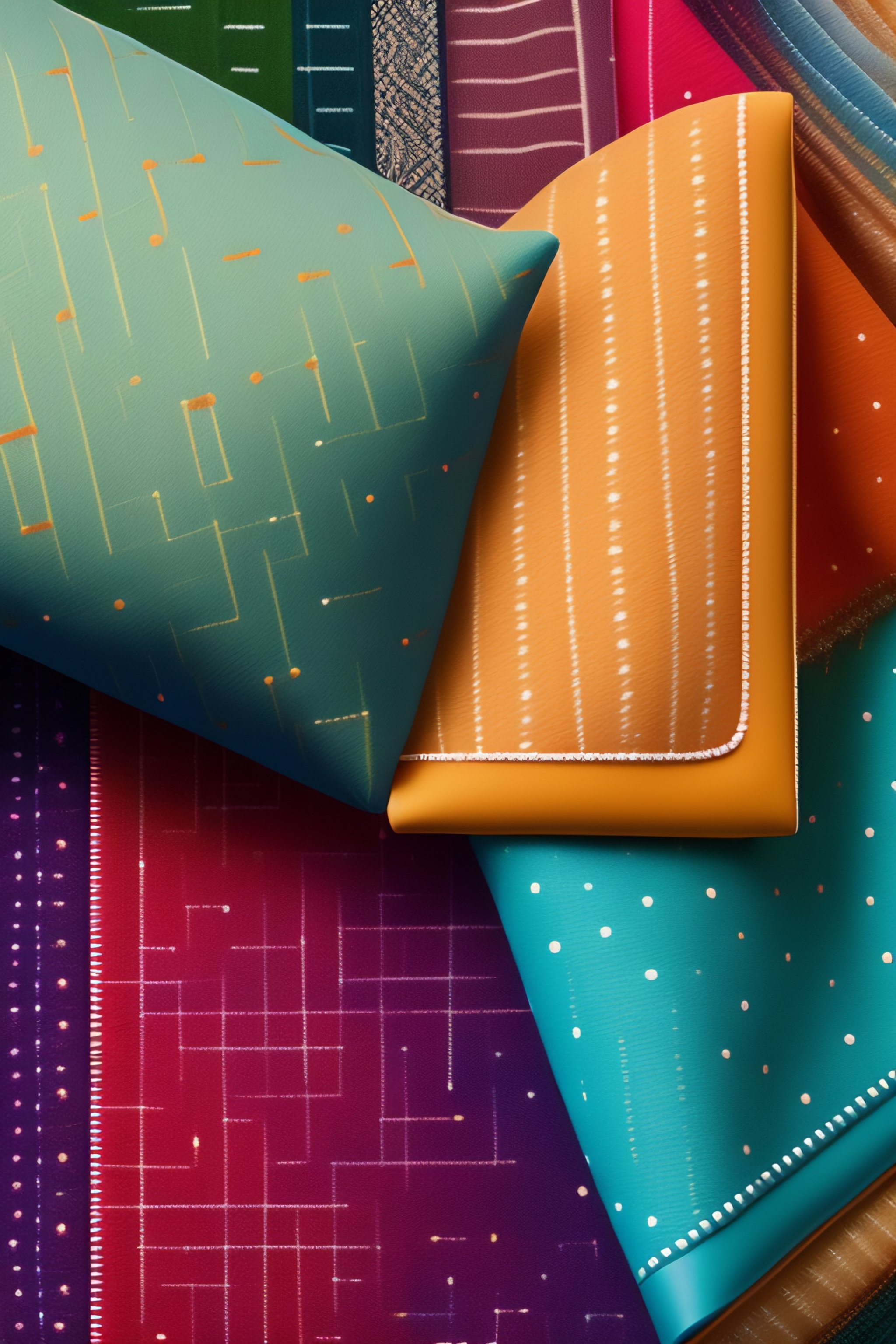 Lexica - Abstract sewing patterns texture