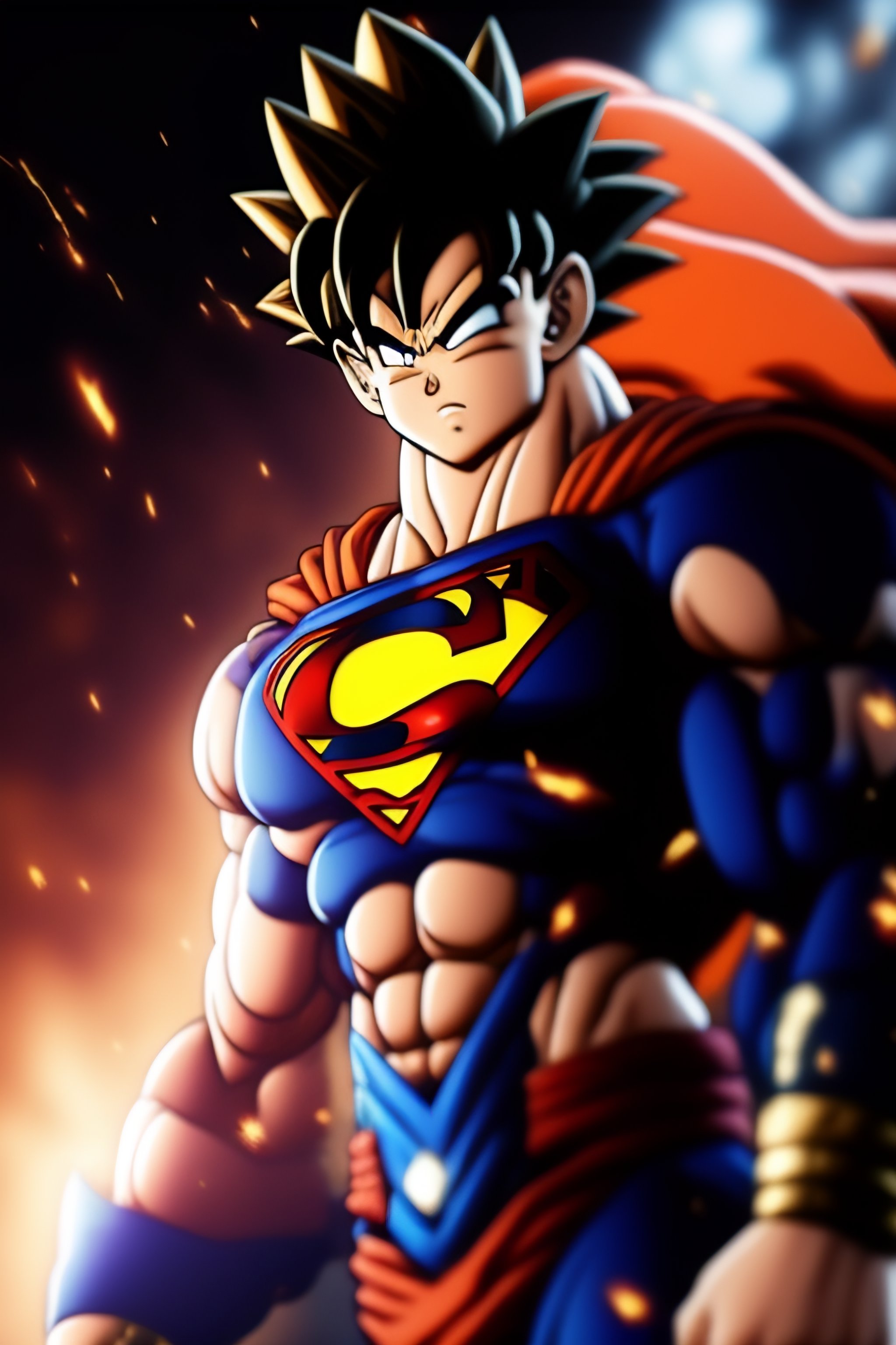 Superman Vs Goku Ssj God