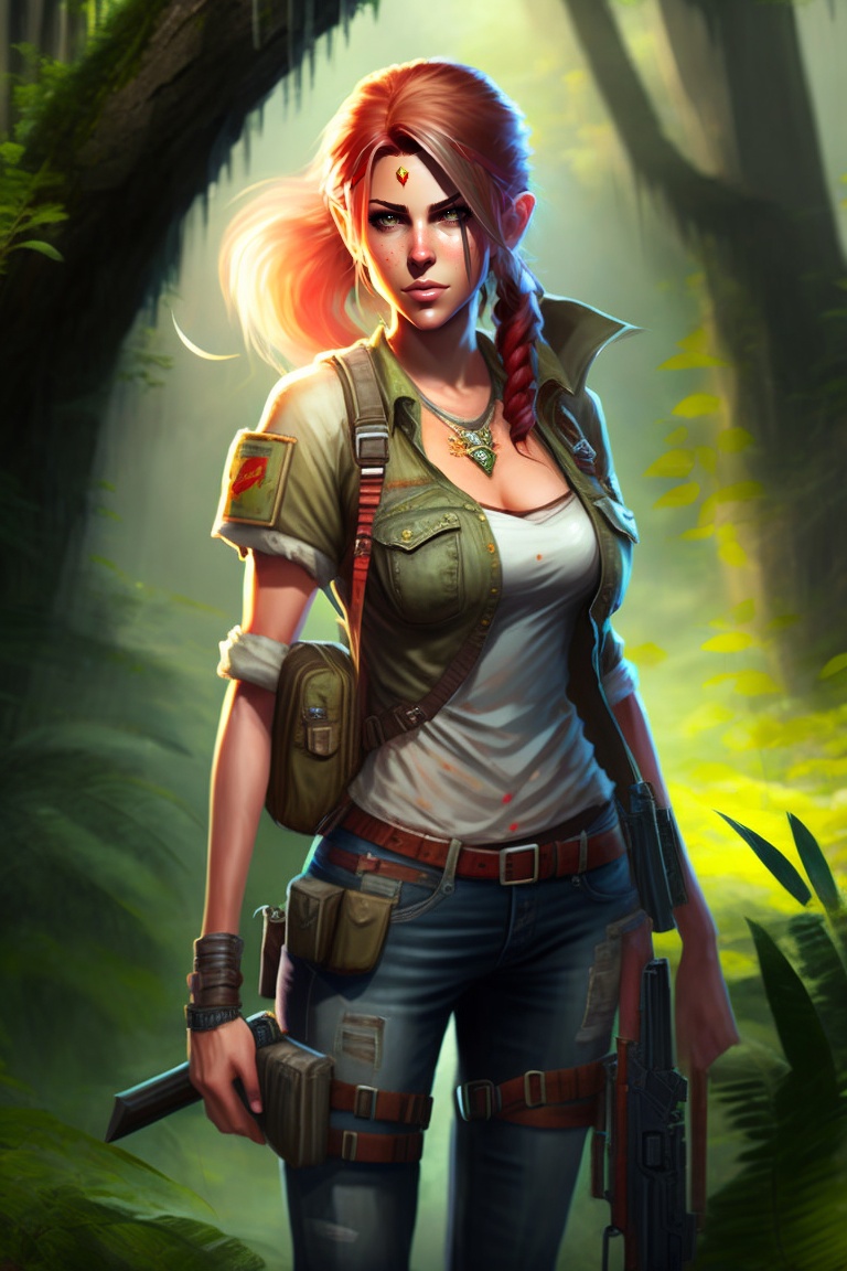 Lexica - Picture of game characters Ellie from thelastofus,gameart ...