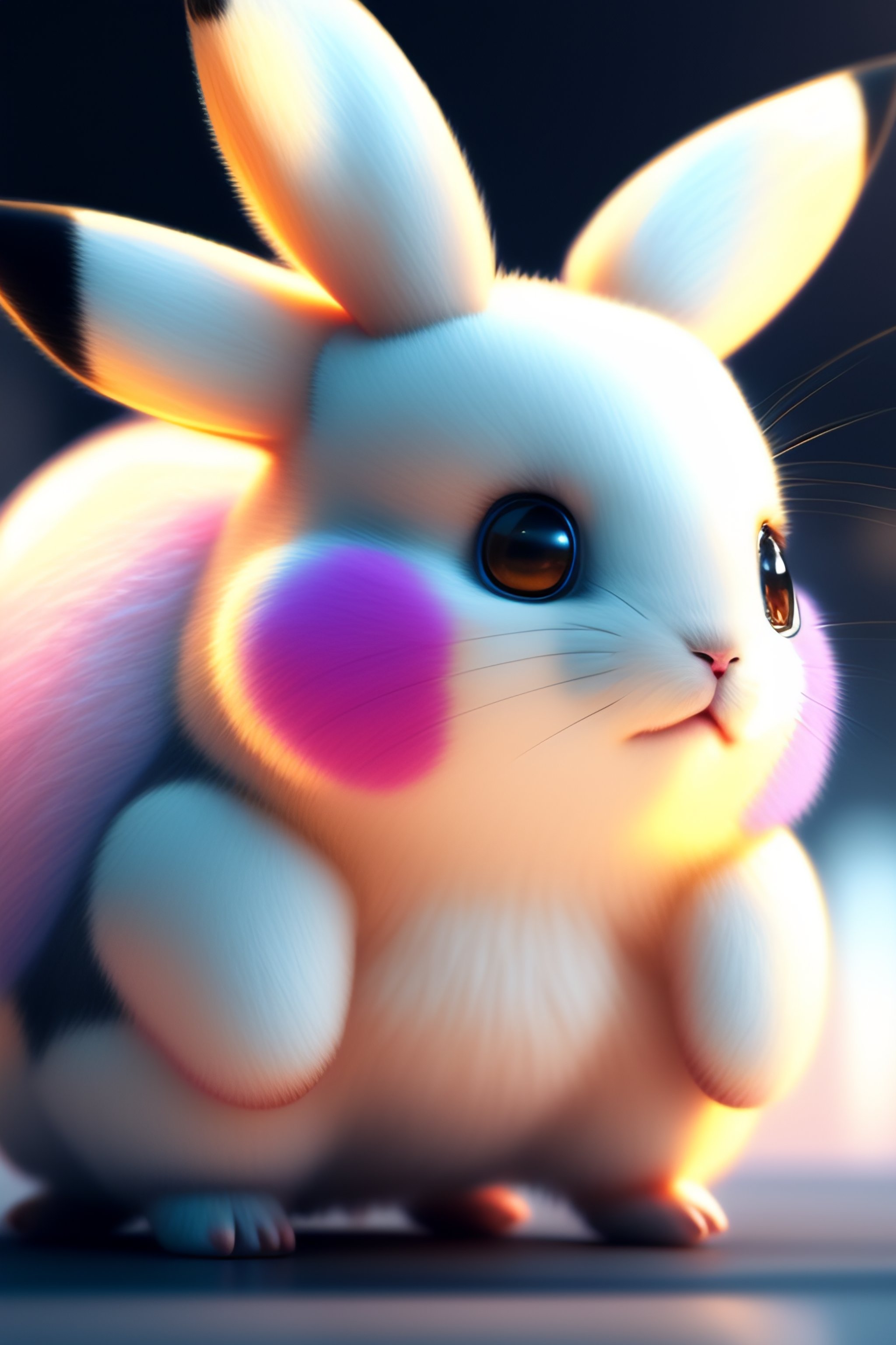 Lexica - Ultra hd! realistic, chrome, pastel pikachu, soft fur, pastel ...