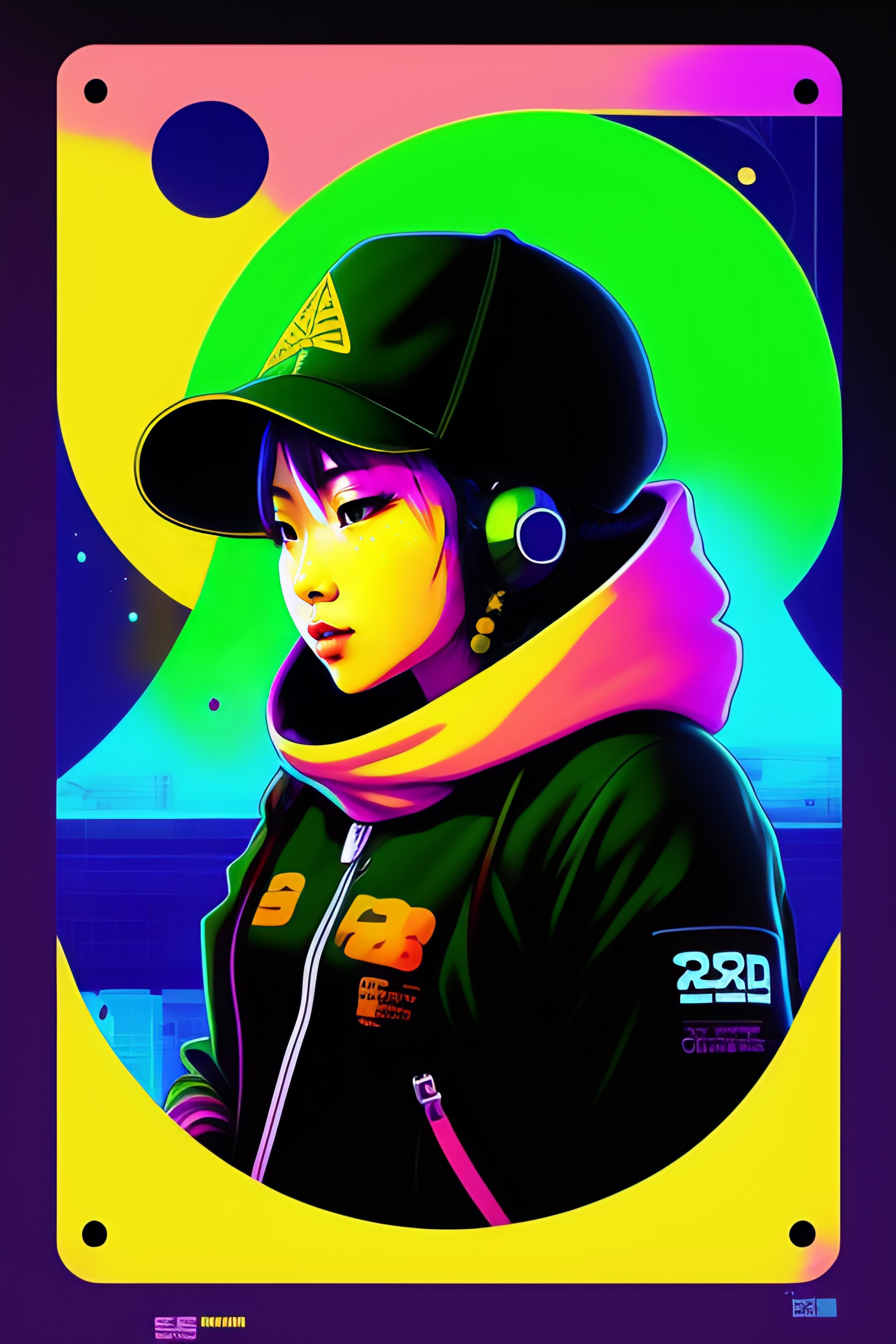 Lexica - A toad, ryuta ueda artwork, breakcore, style of jet set radio ...