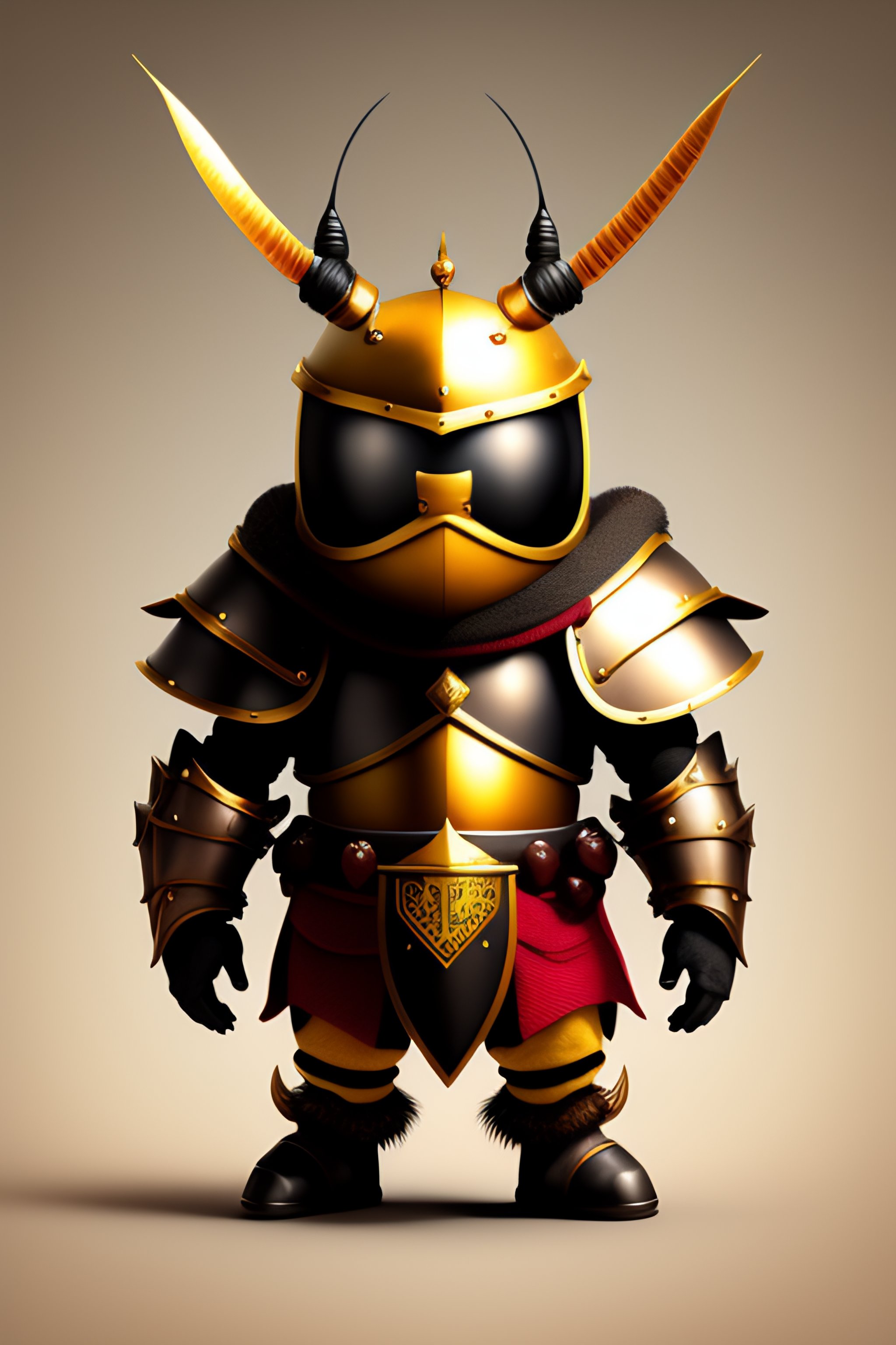 Lexica - Knight bee with body armor angry face cartoon drawing ...