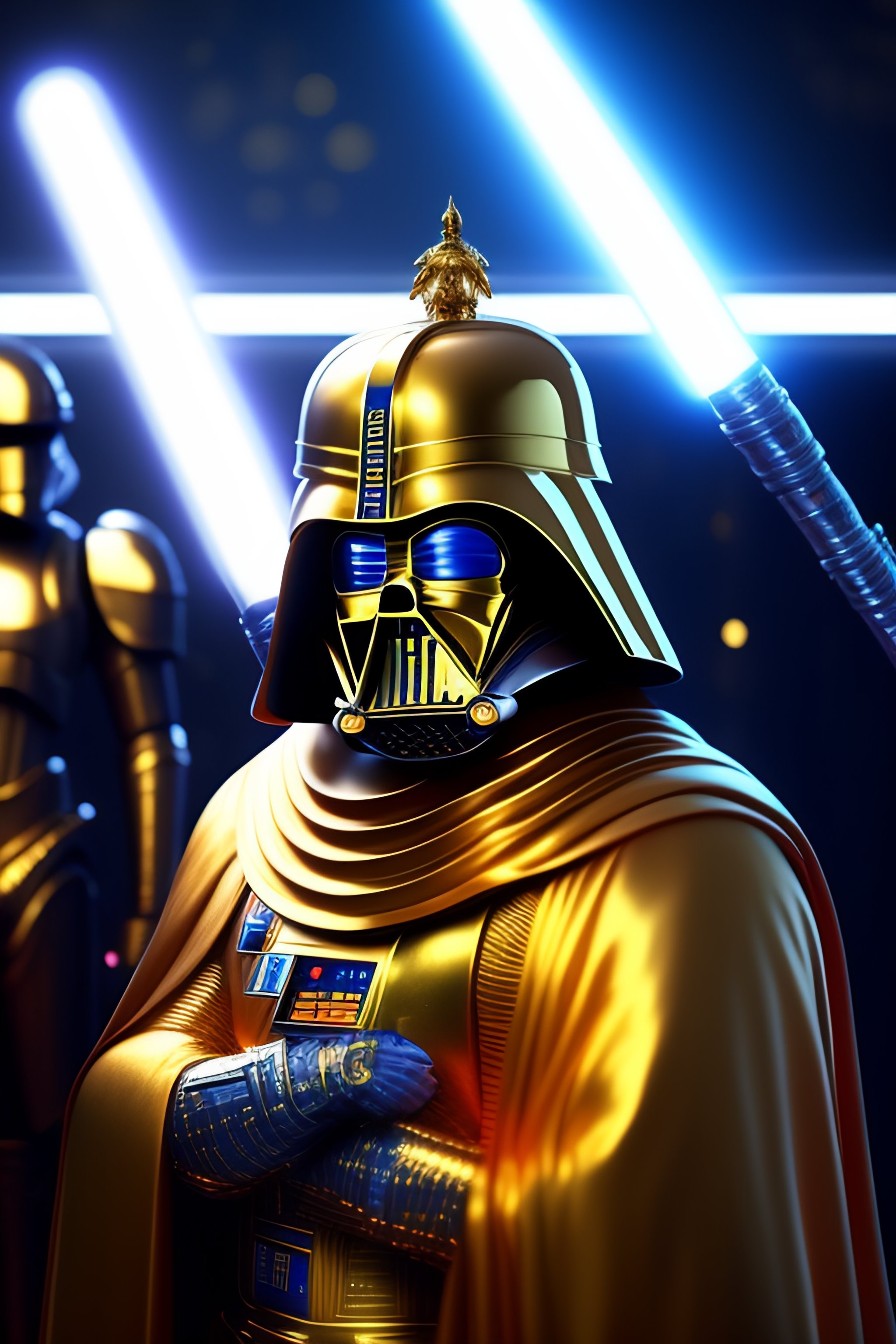 Lexica - Star Wars scene artificial intelligence Donald Trump wearing ...