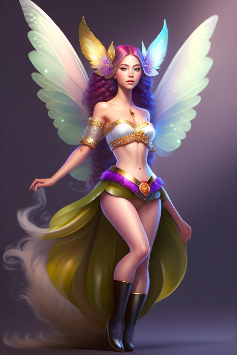 Lexica - Full body,beautiful fairy