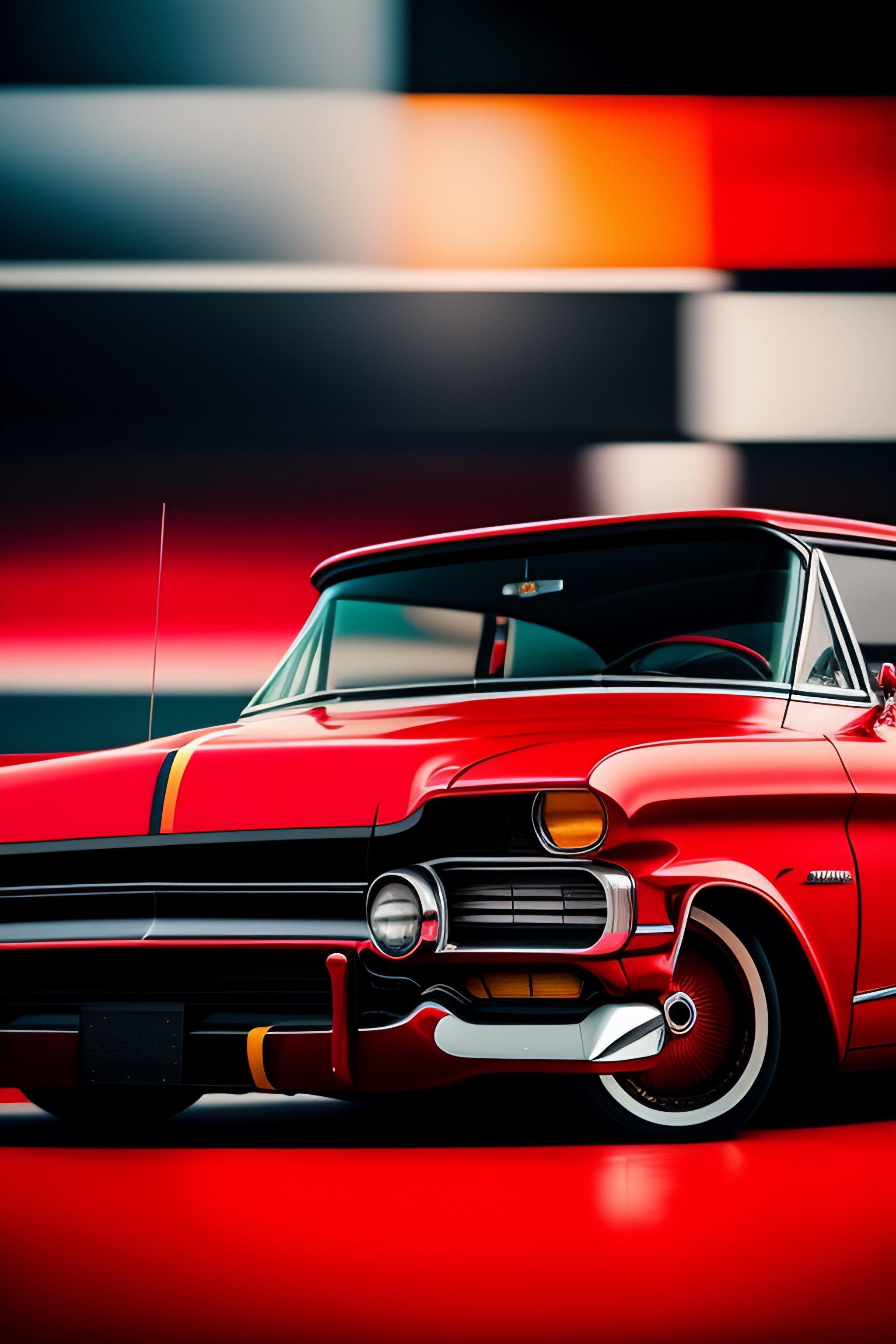 Lexica - Lowrider crash test, collage paper and tape, black and red oil ...