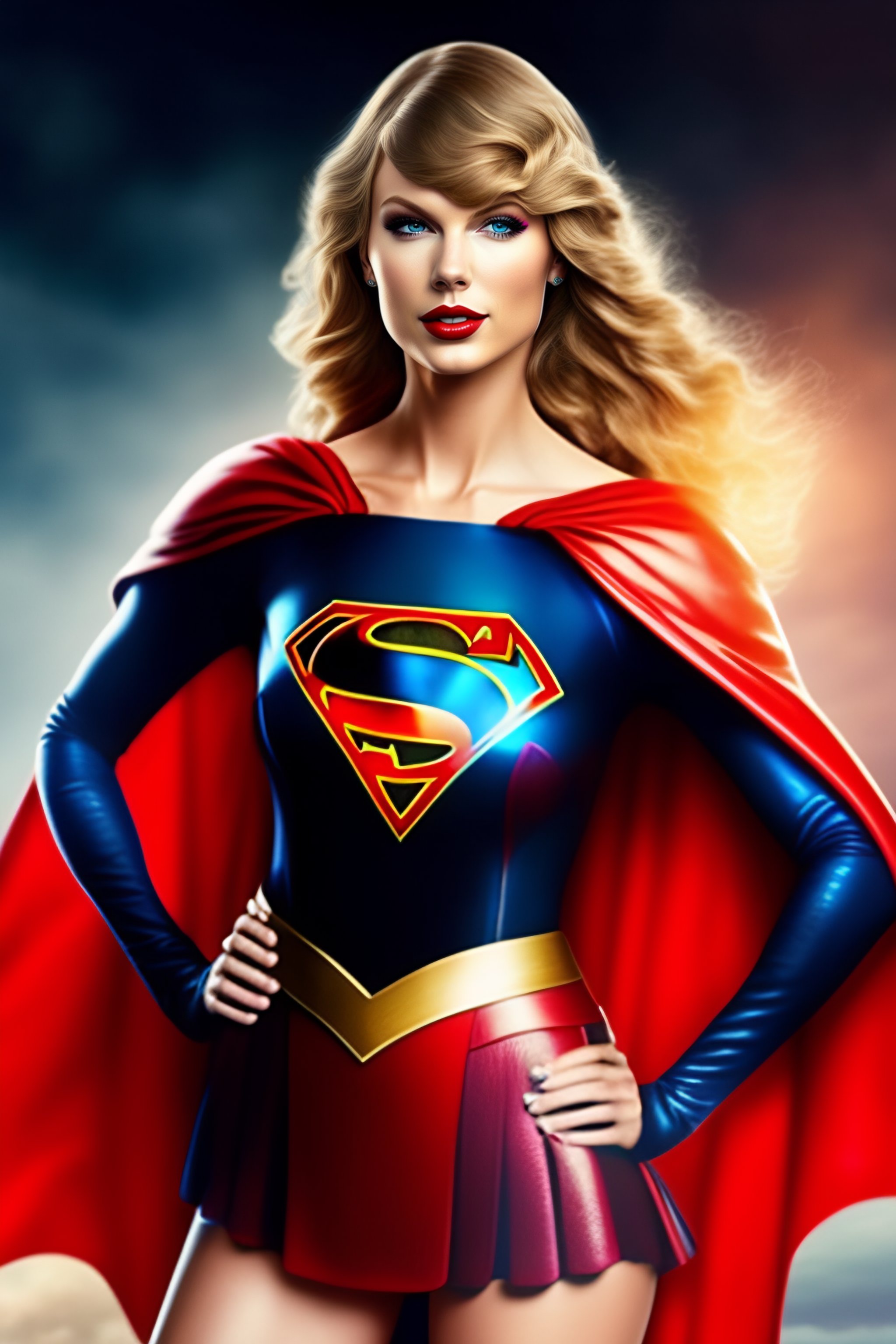 Lexica - Taylor Swift as Supergirl
