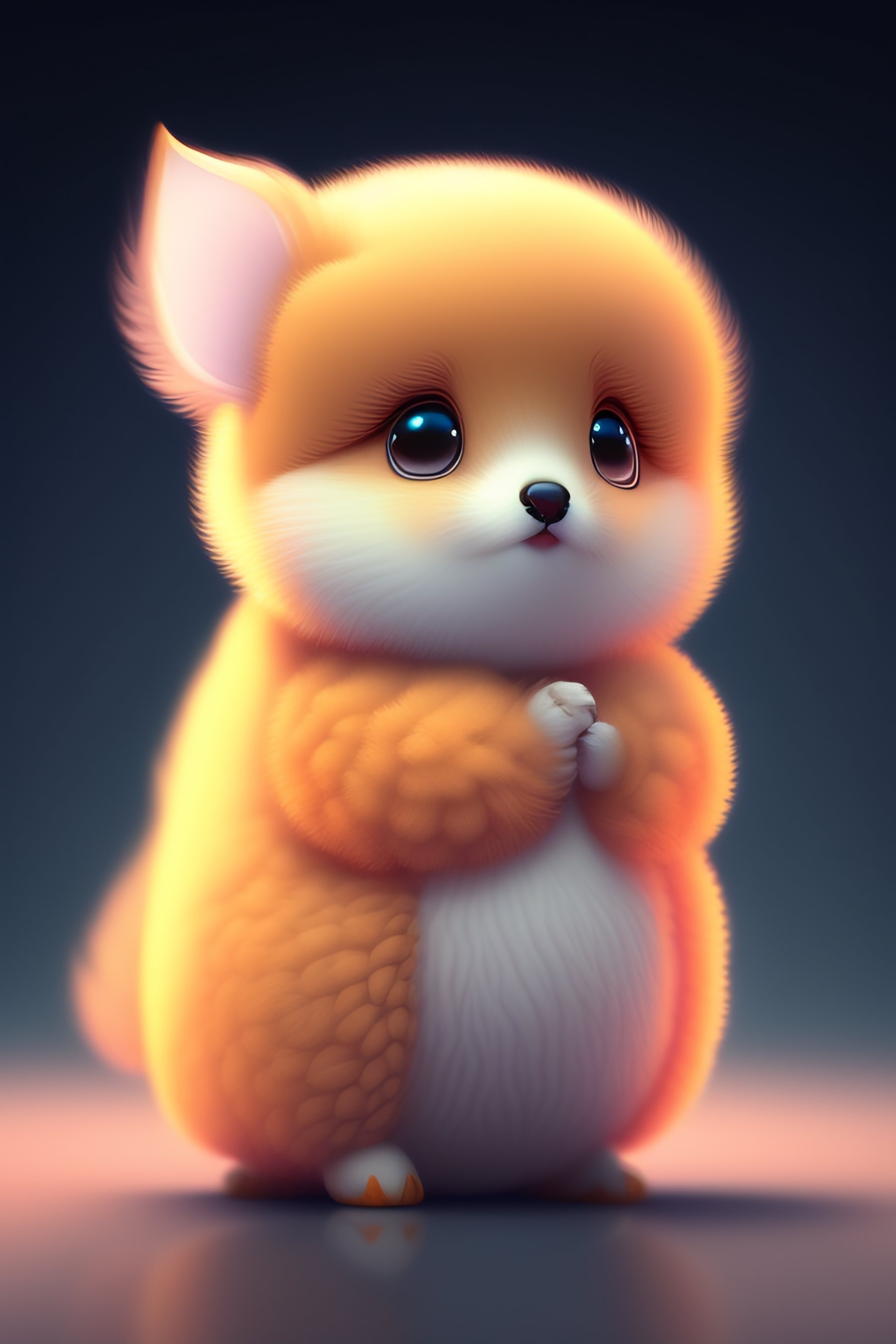 Lexica - Cute and adorable cartoon fluffy baby rhea, fantasy, dreamlike ...