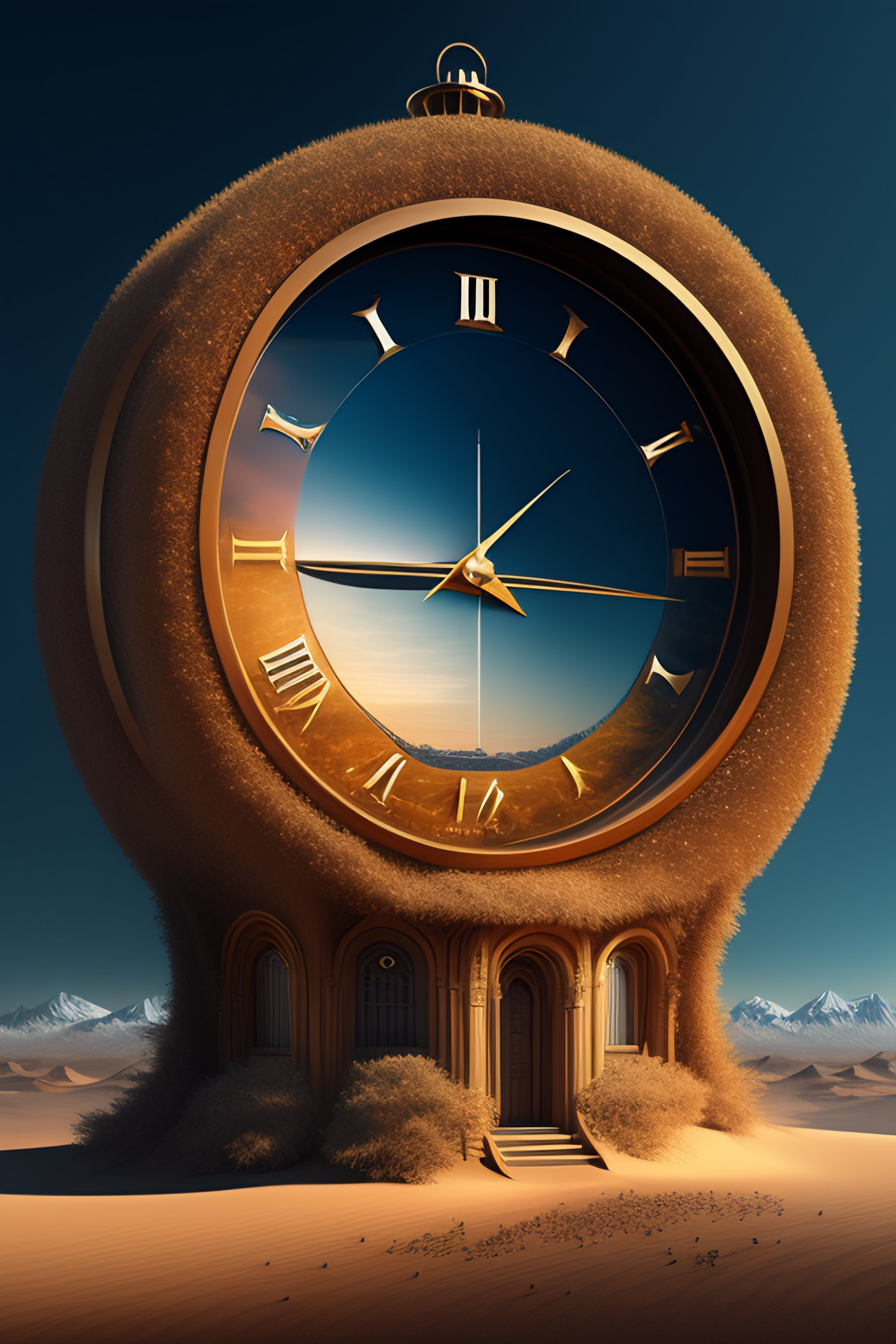 Lexica - Depiction of an unusual metaphor for time, hd, 4k extremely ...