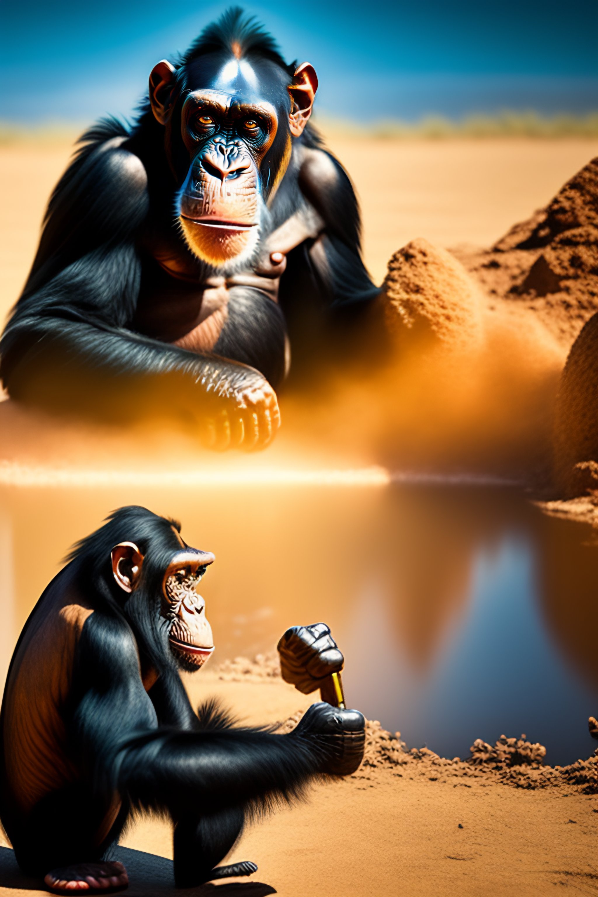 Lexica - La mano de un chimpancé