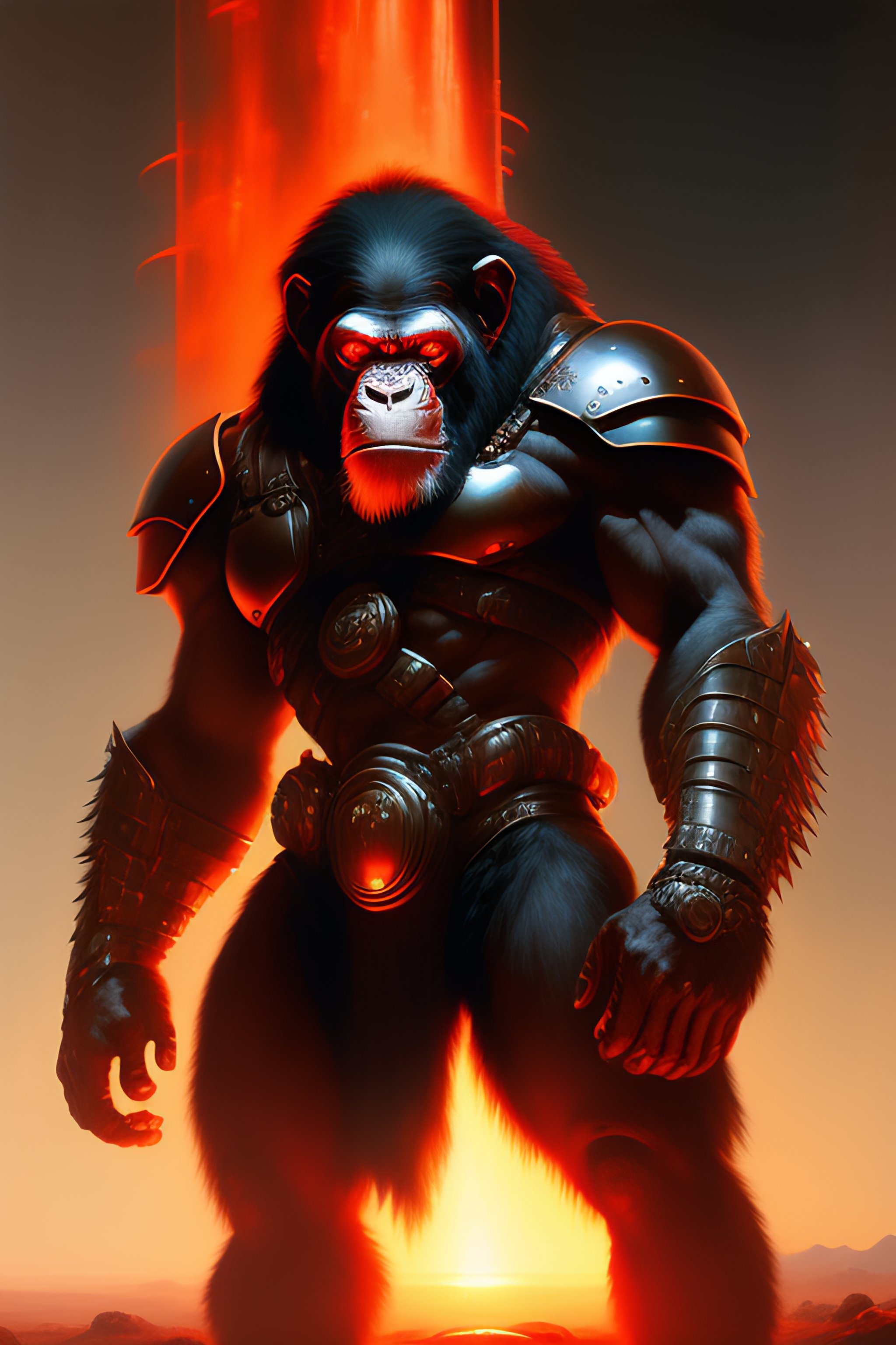 Lexica - A biomechanical cyborg ape from planet of the apes, with one ...