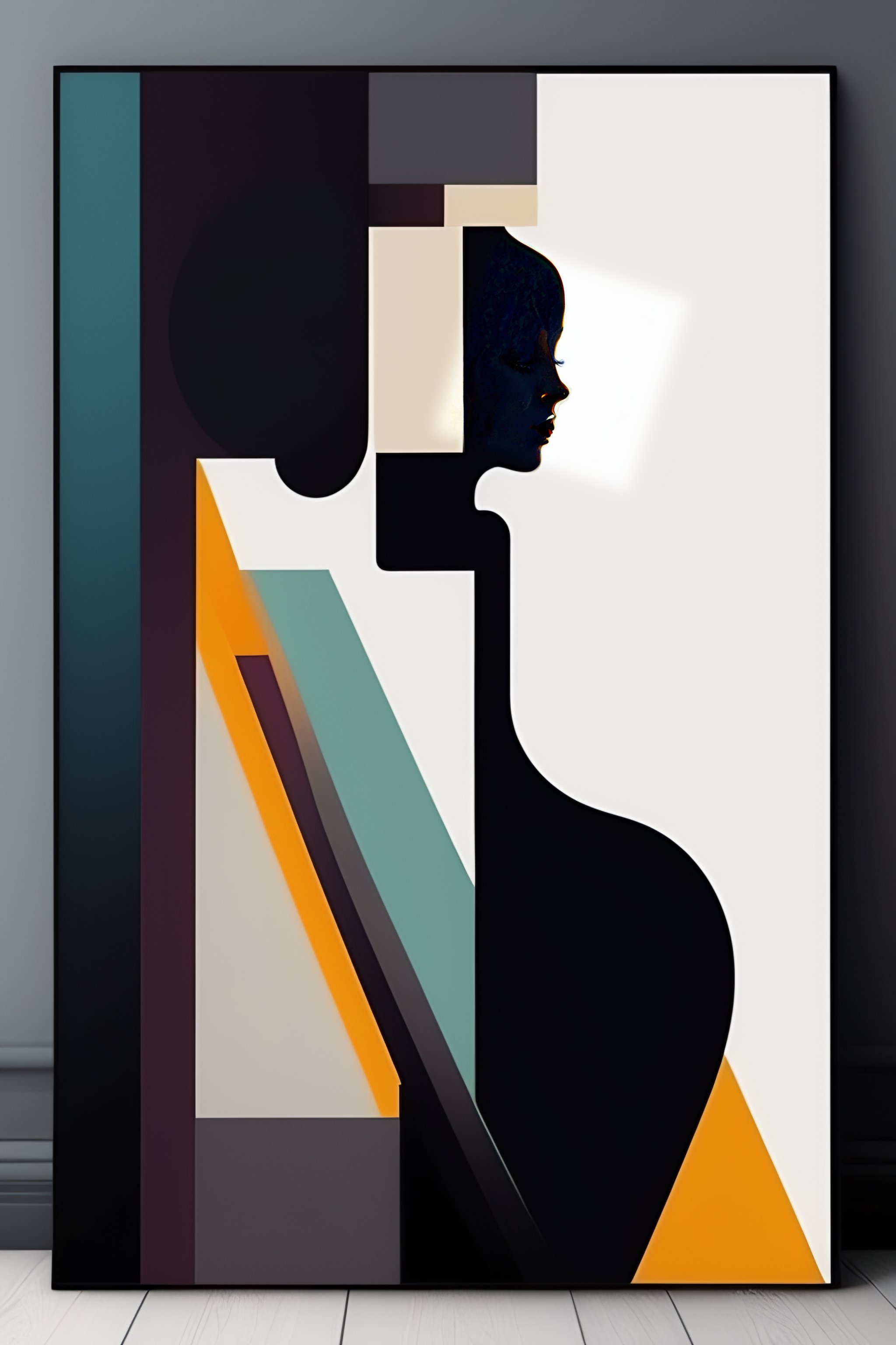 Lexica - Very minimalistic, art deco, a few minimal lines, muted colors ...