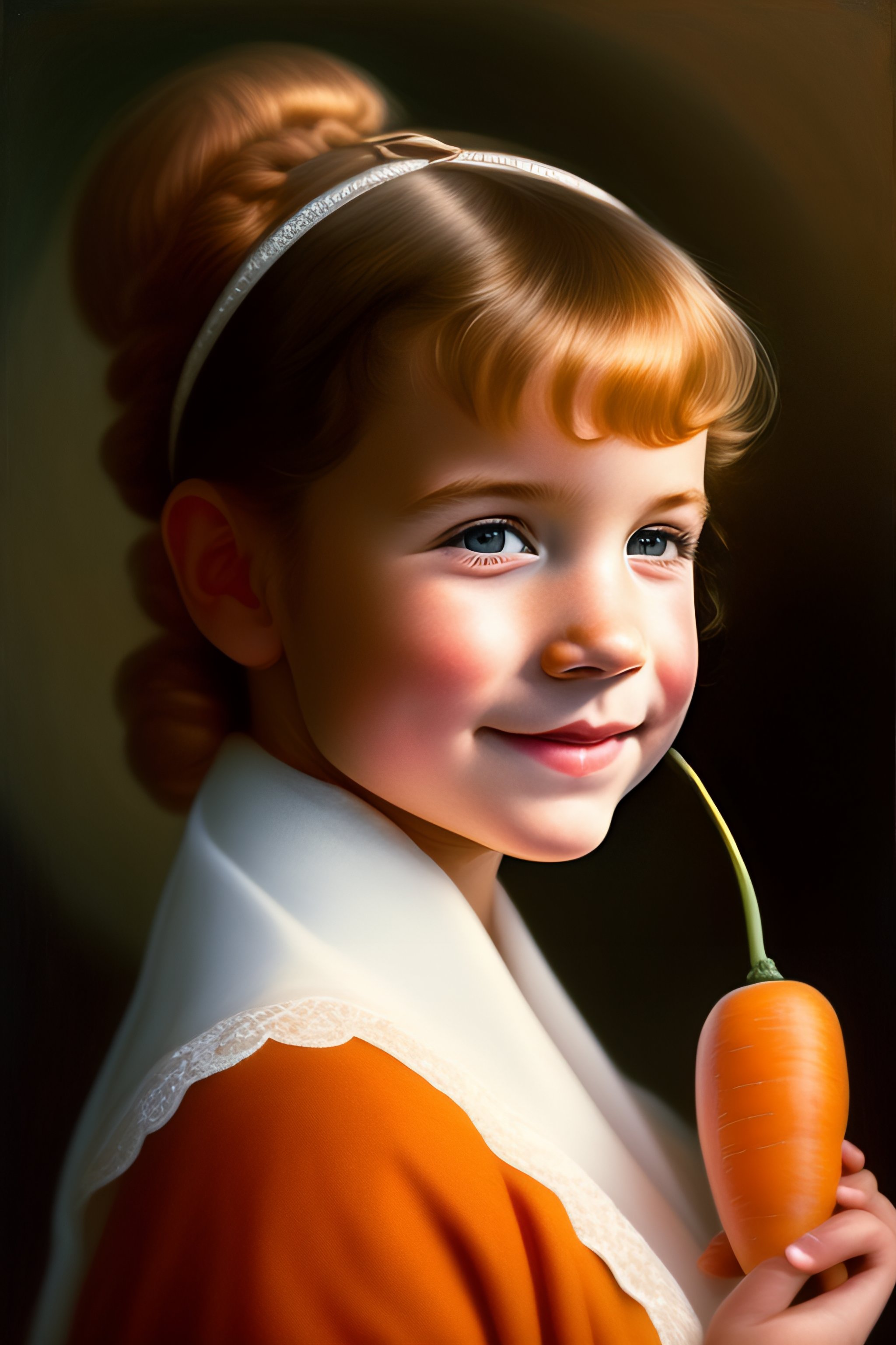 Lexica - Portrait of carrots