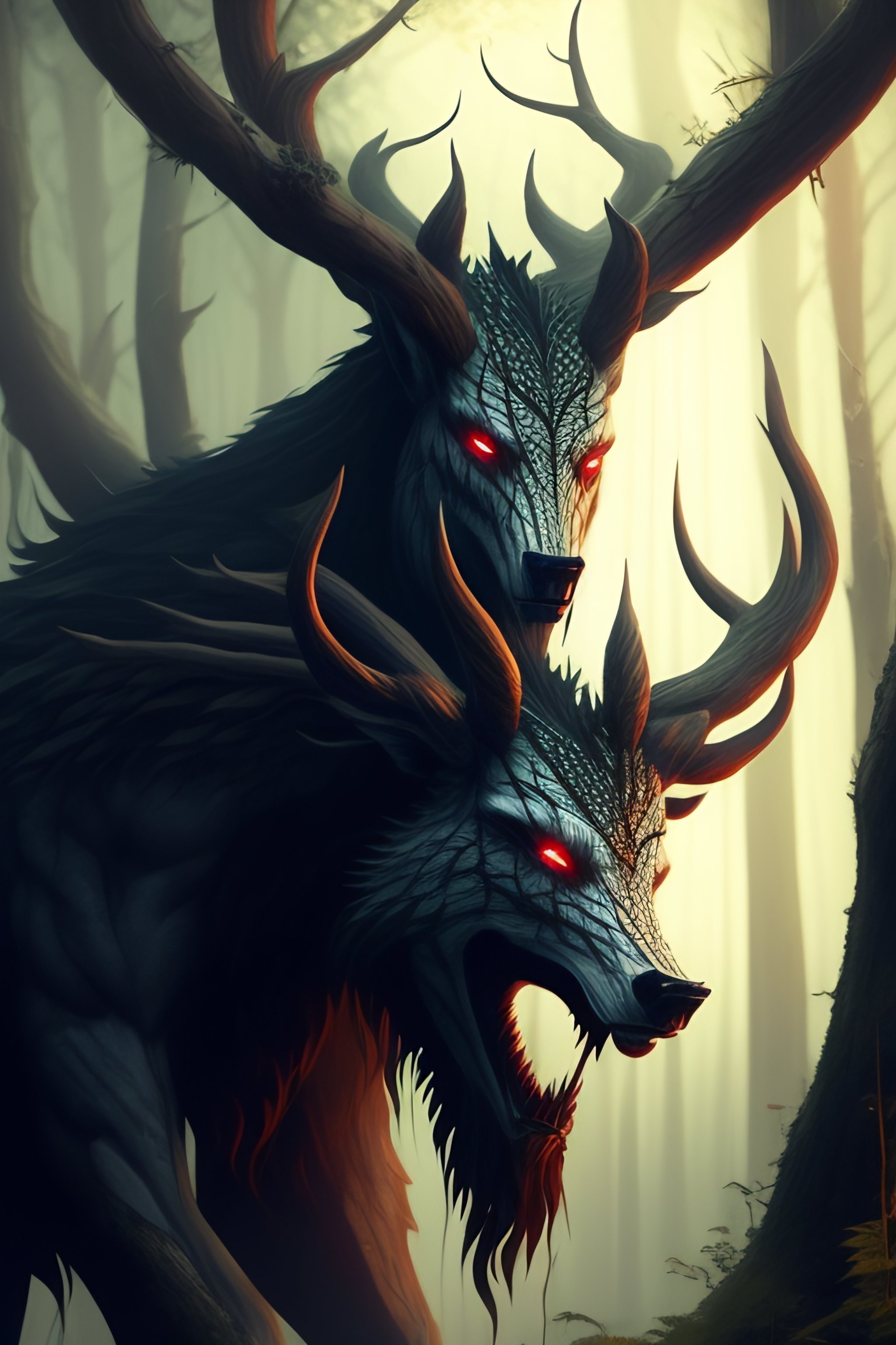 Lexica - Leshen is a powerful, man-eating creature that dwells in the ...