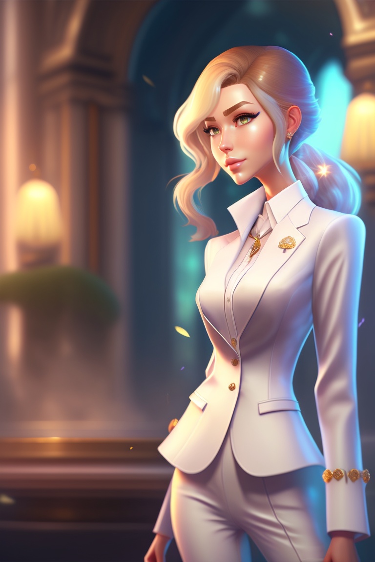 Lexica - Screengrab league of legends character Lux: A sophisticated and feminine ivory satin ...