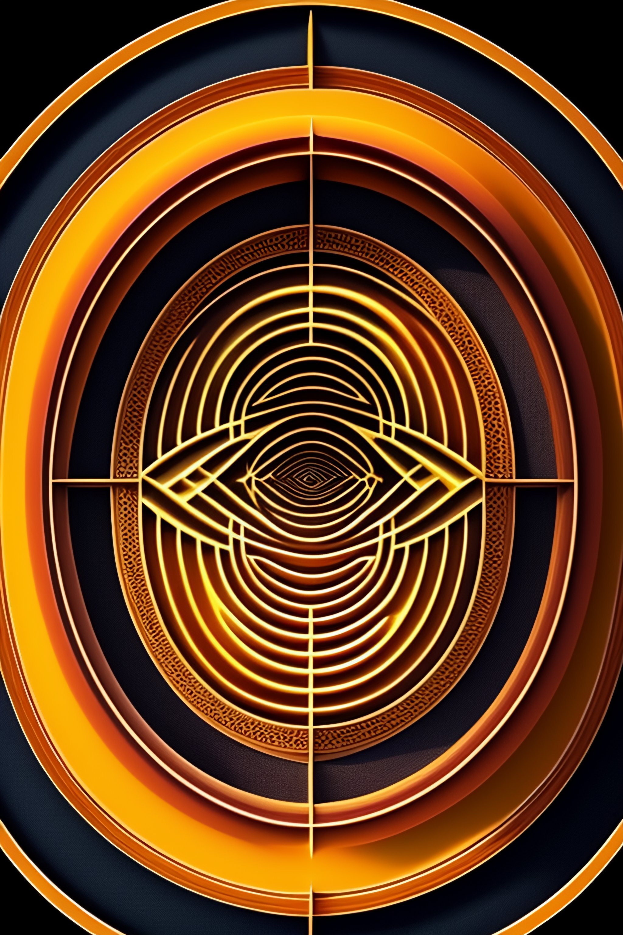 Lexica - Geometric crop circle, amazing, alien pattern