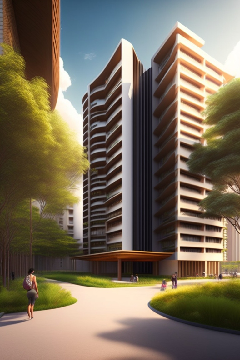 Lexica - An educational campus of two buildings, one high-rise and one ...