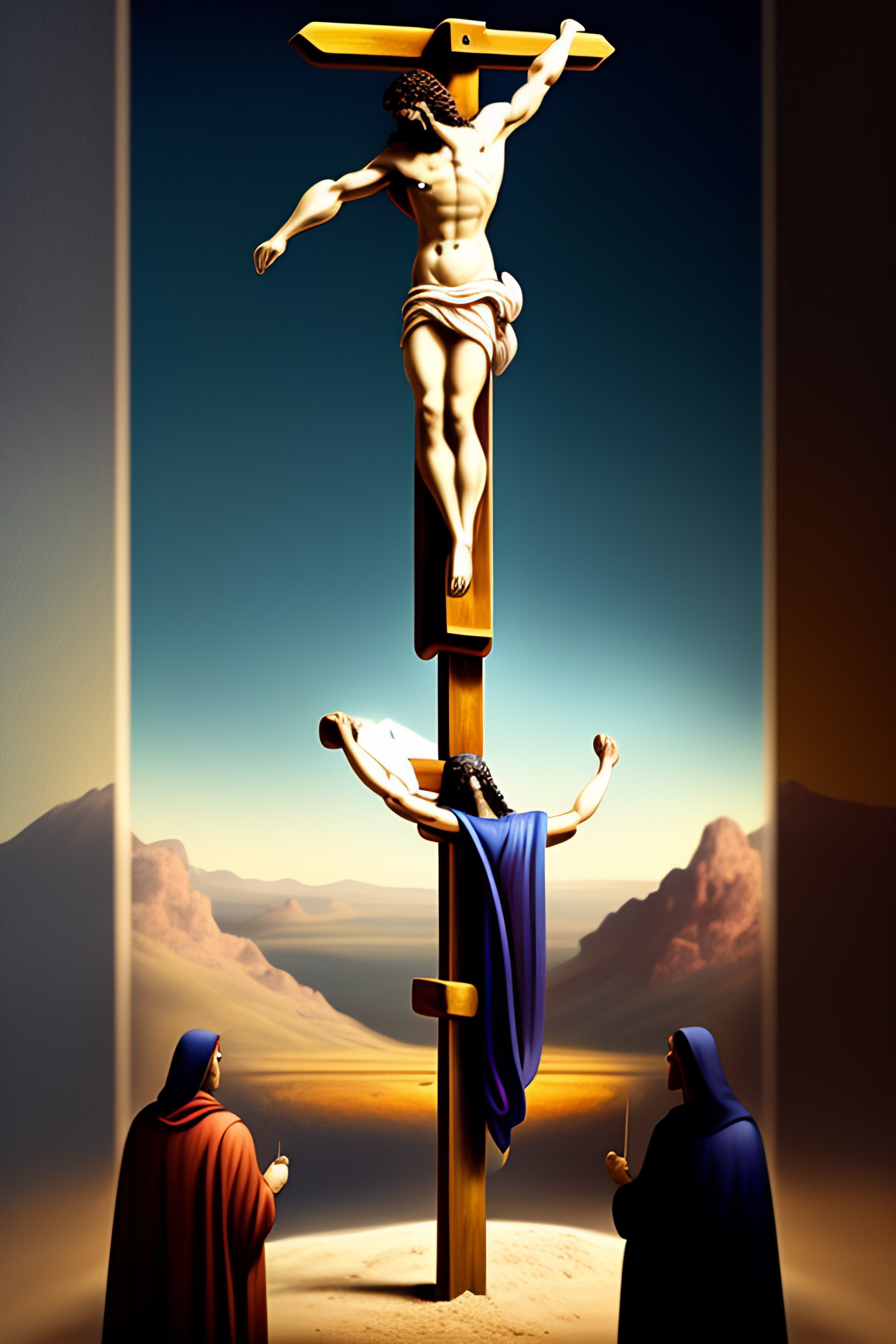 Lexica - The crucifixion midjourney