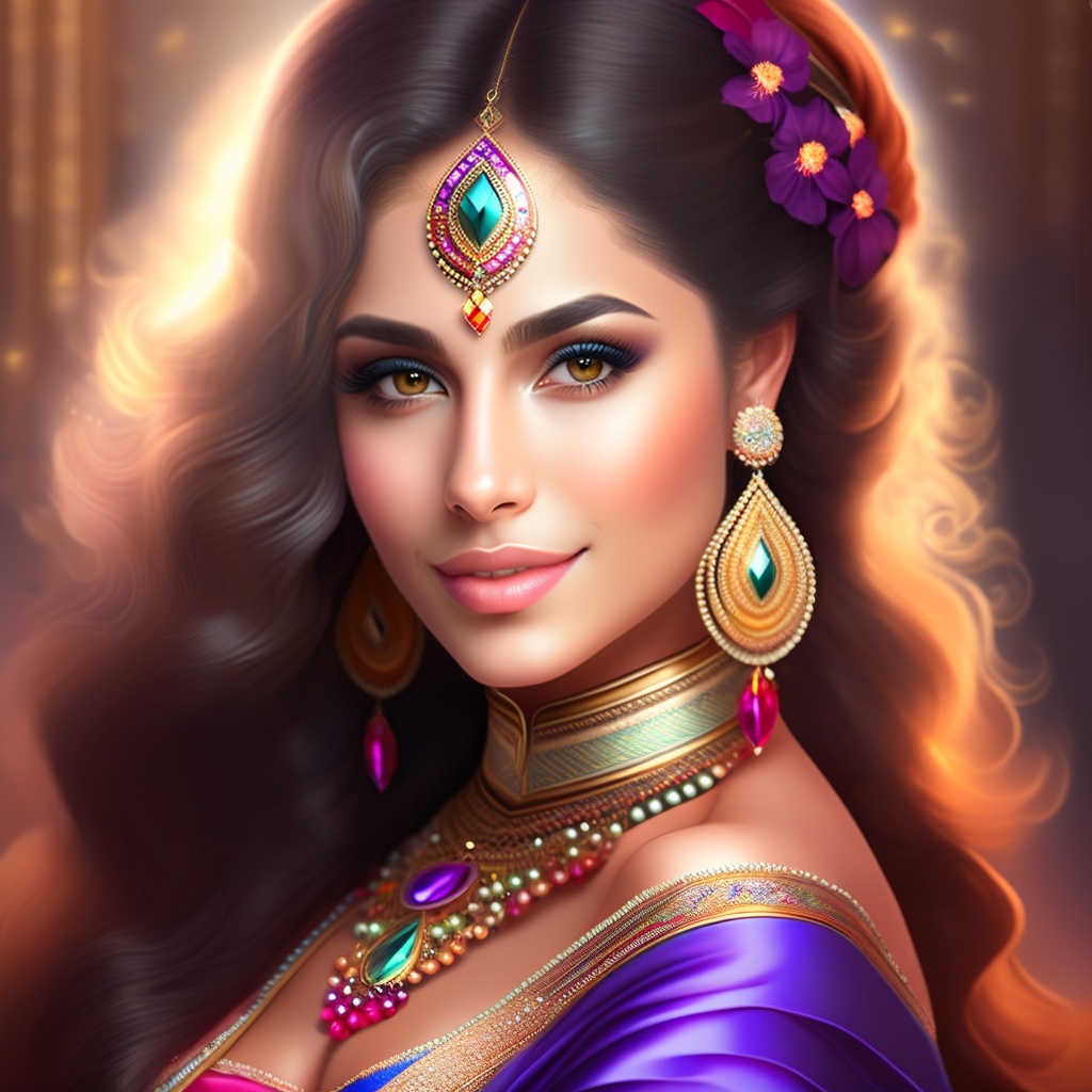 Lexica - Persian princess, belly dancer, cute face