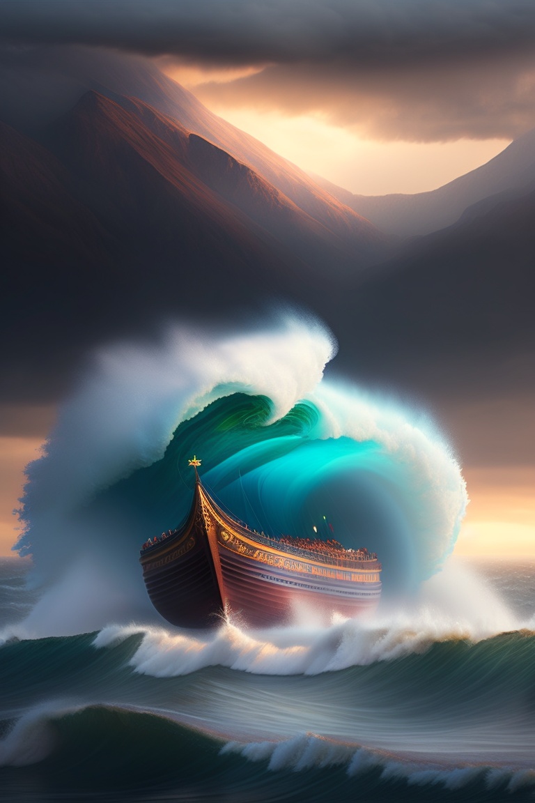 Lexica - The Great Flood [Storm clouds gather, rain pours, and the ark ...