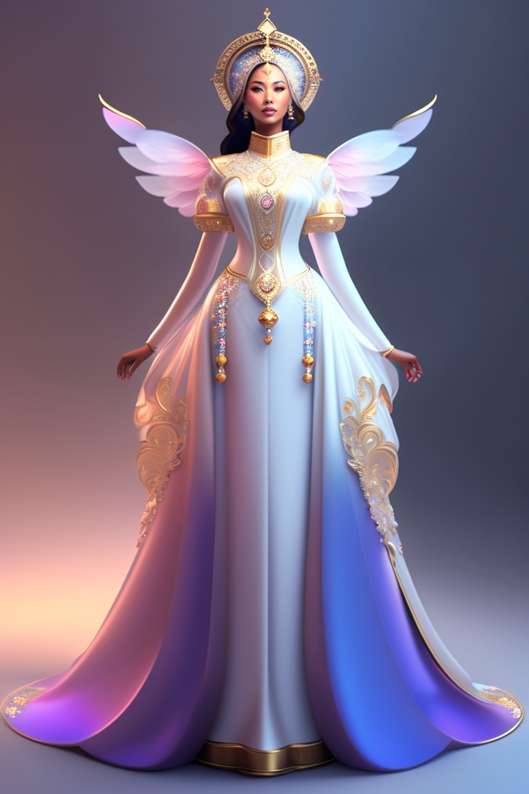 Lexica - Step into a realm where elegance transcends earthly boundaries. "Divine Elegance" is an ...