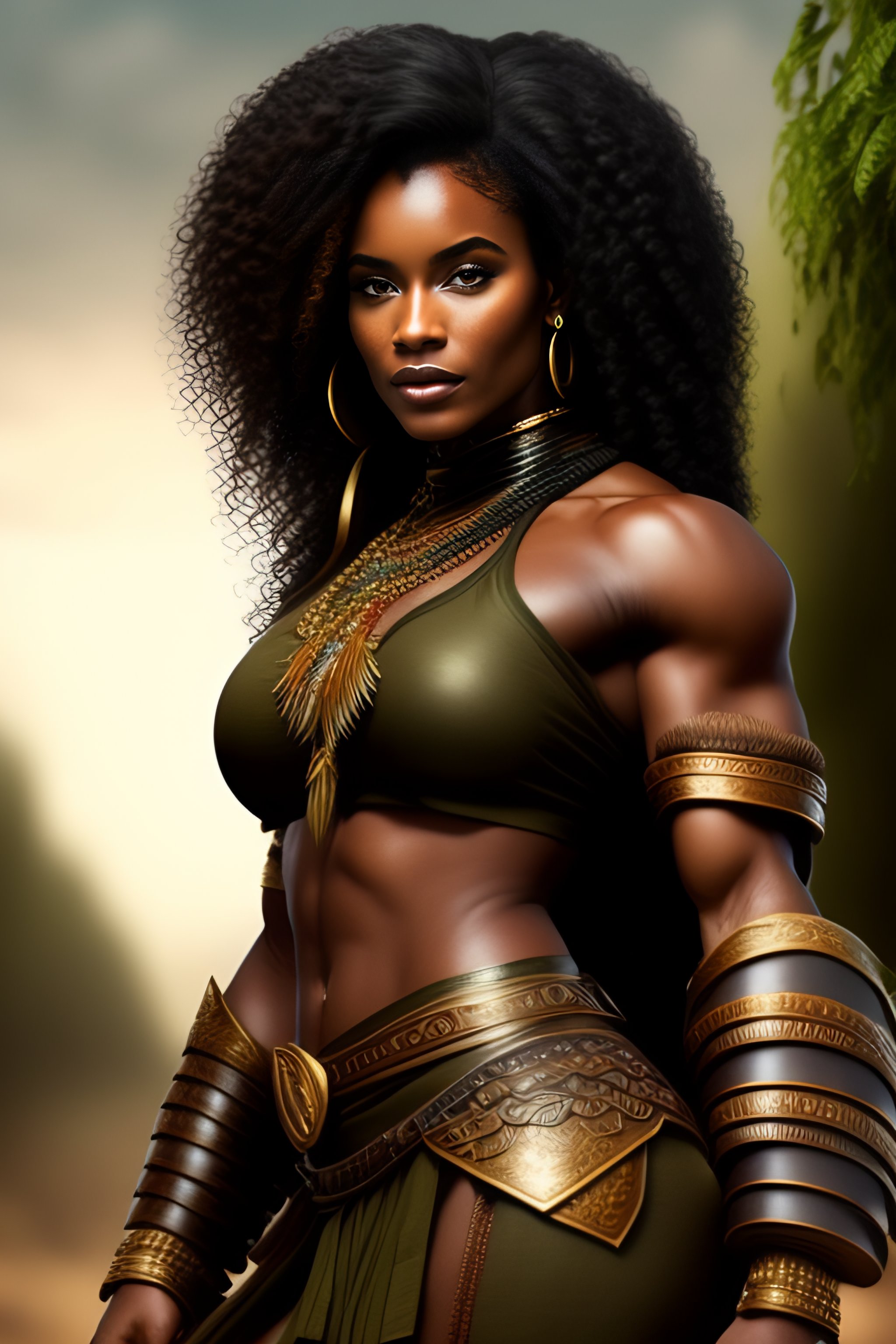 Black Amazon Warrior