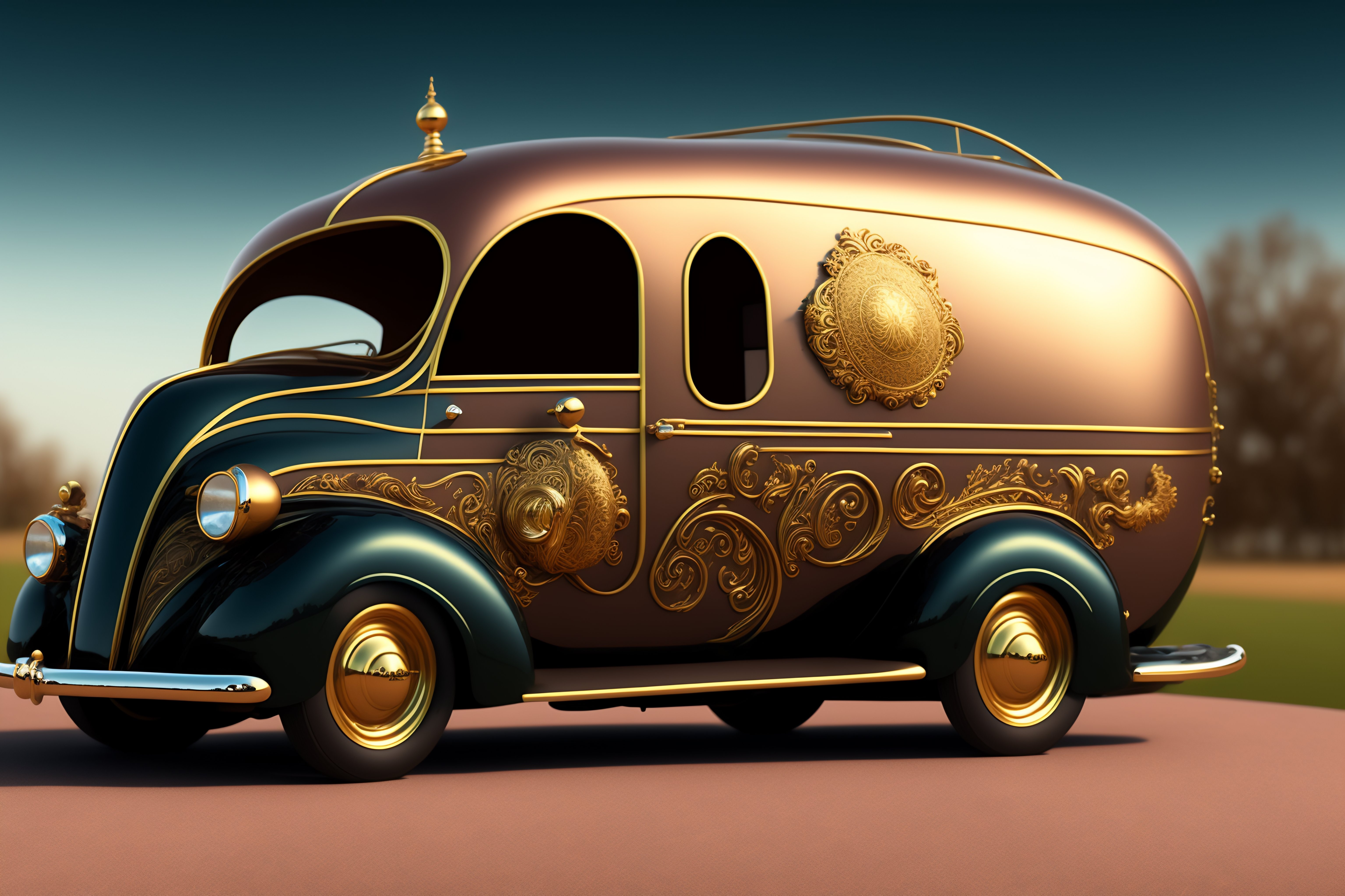 Lexica - RIBBON STEAMPUNK VANS, a CLASSIC CARS, inspired by Robert J ...
