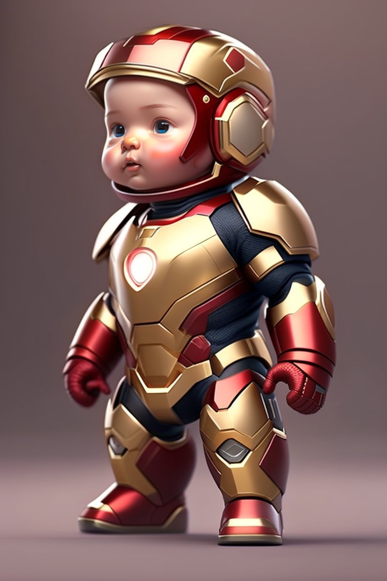 Lexica - Baby ironman, render, cgsociety, artstation trending, highly ...