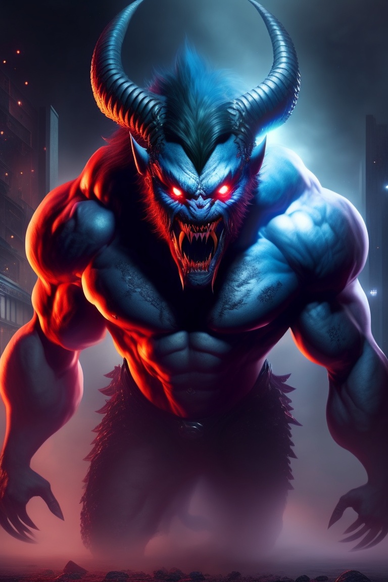 Lexica - In the midst of chaos, the Waist-Hell Monster materializes in ...