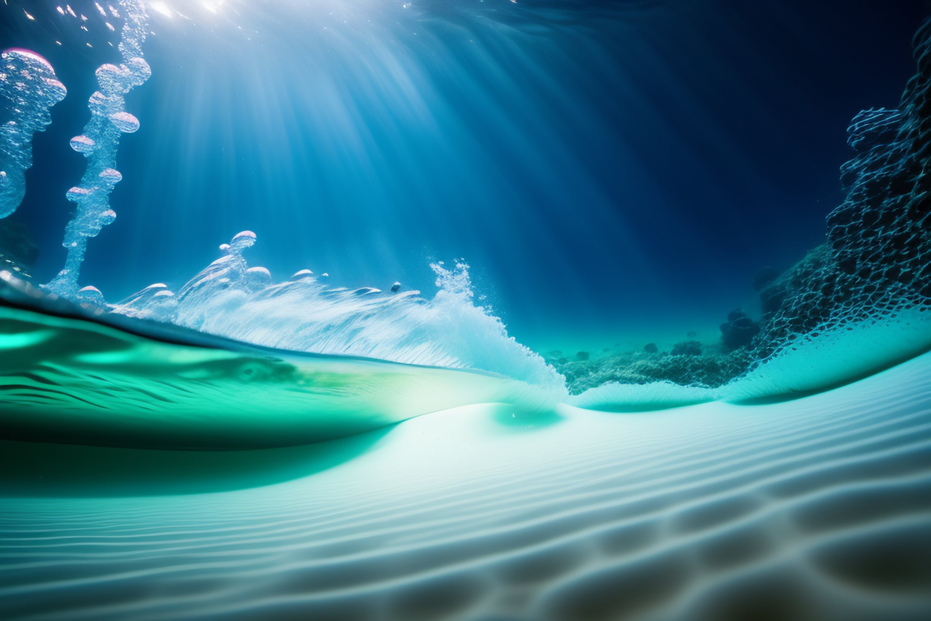 Lexica - Underwater blue ocean, Todor Dimitrov and David Salvatori ...