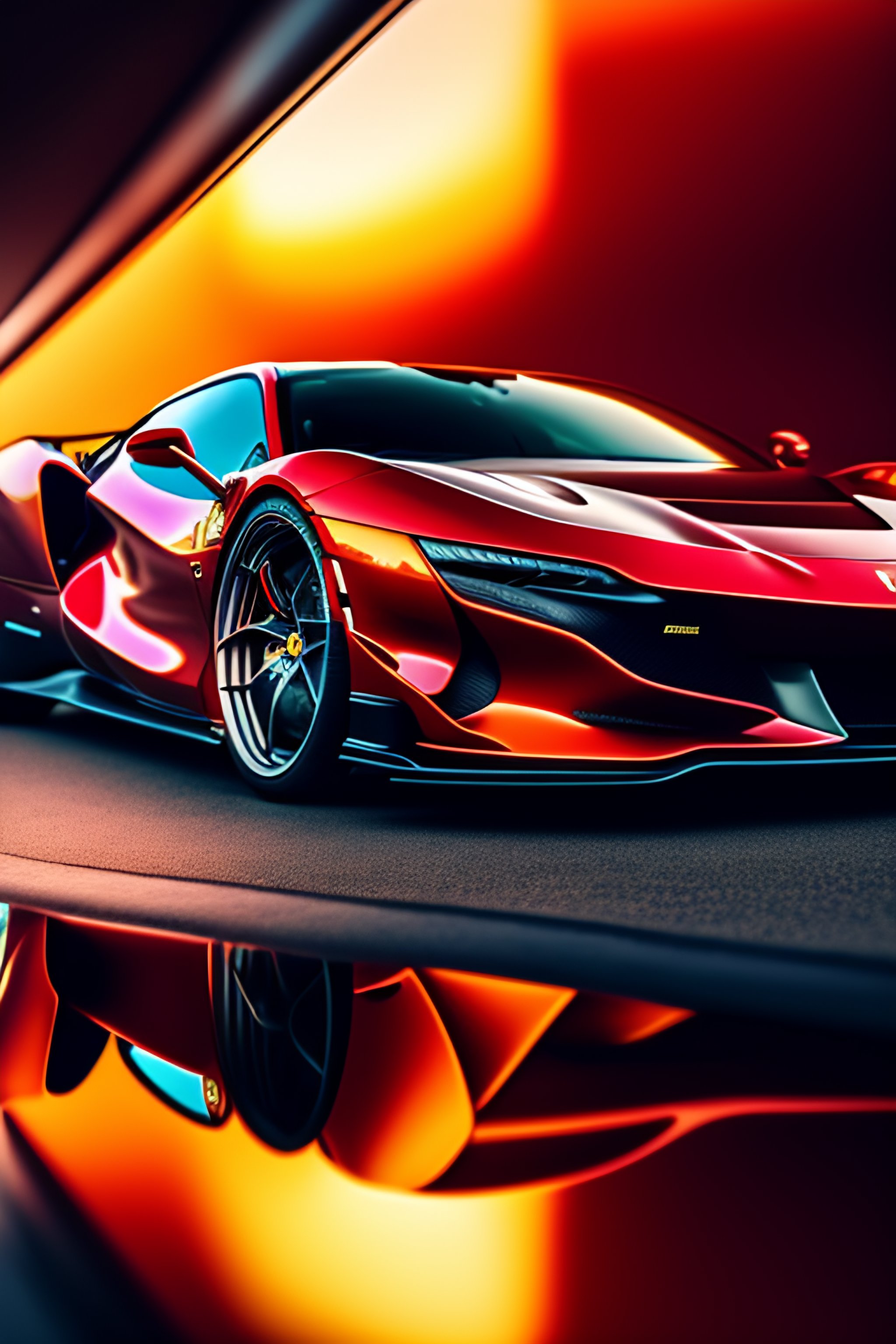 Lexica - Photograph of Ferrari F8 Tributo, photorealistic, vivid, sharp ...