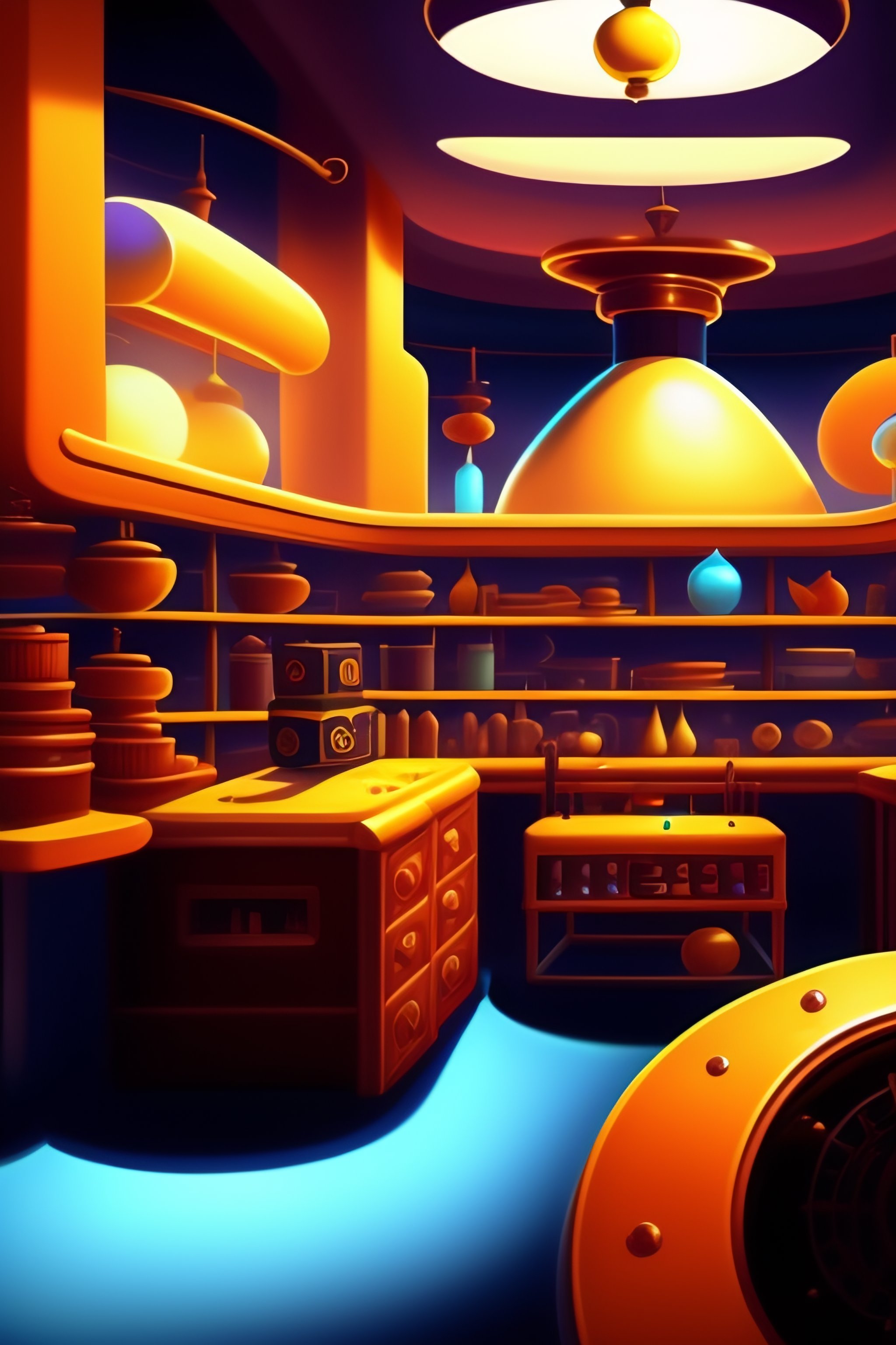 Lexica - A mysterious laboratory, with strange gadgets and odd ...