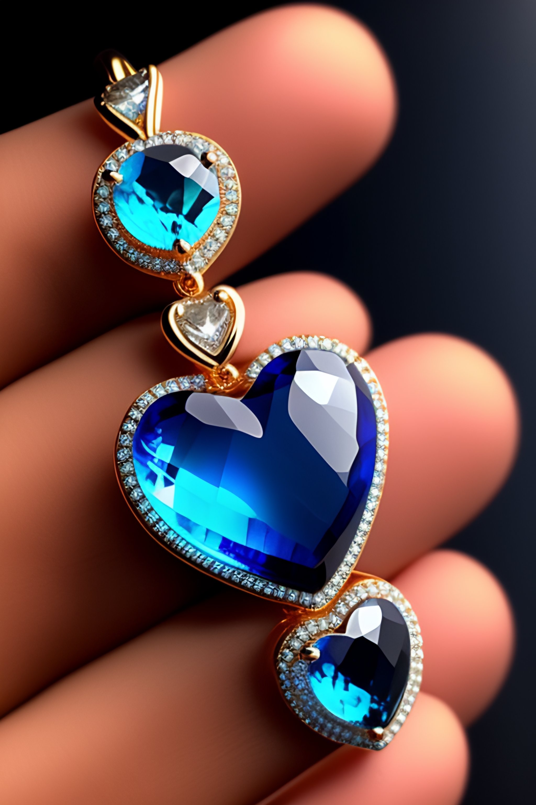 Lexica - Pendant Style: Solitaire Stone: Natural London Blue Topaz ...