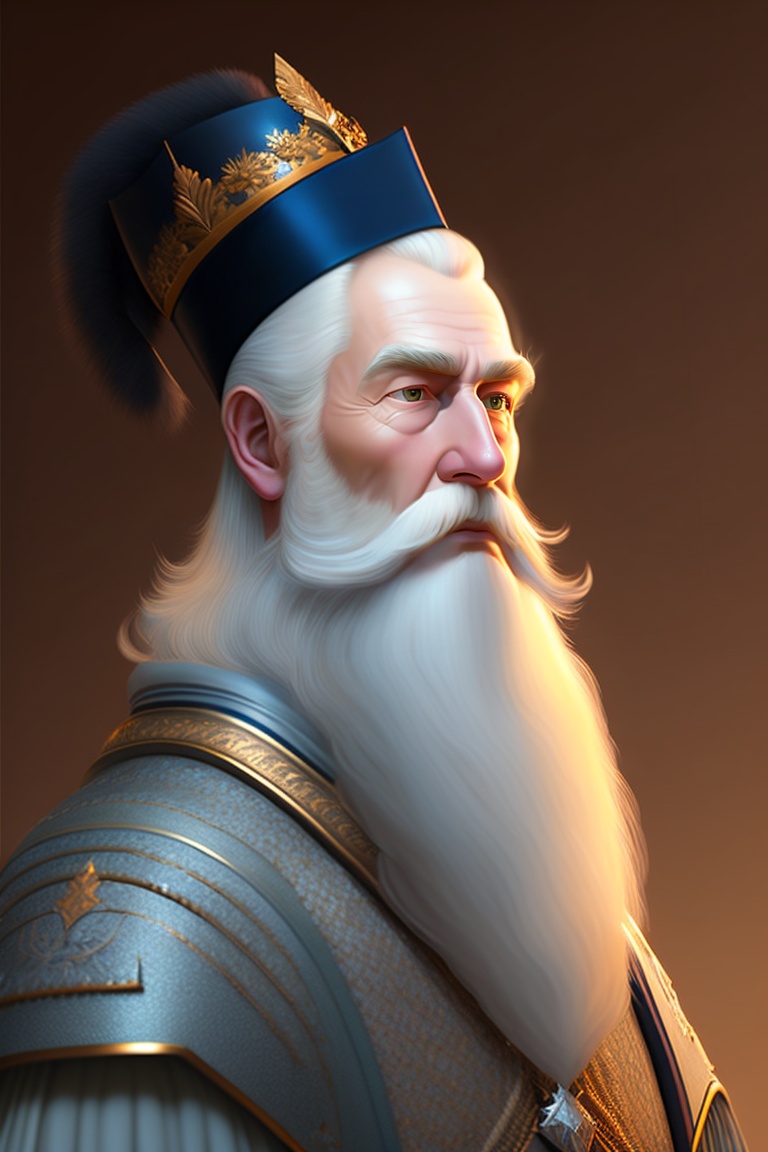 Lexica - Duncan: An elderly and dignified king with silver hair, a long ...
