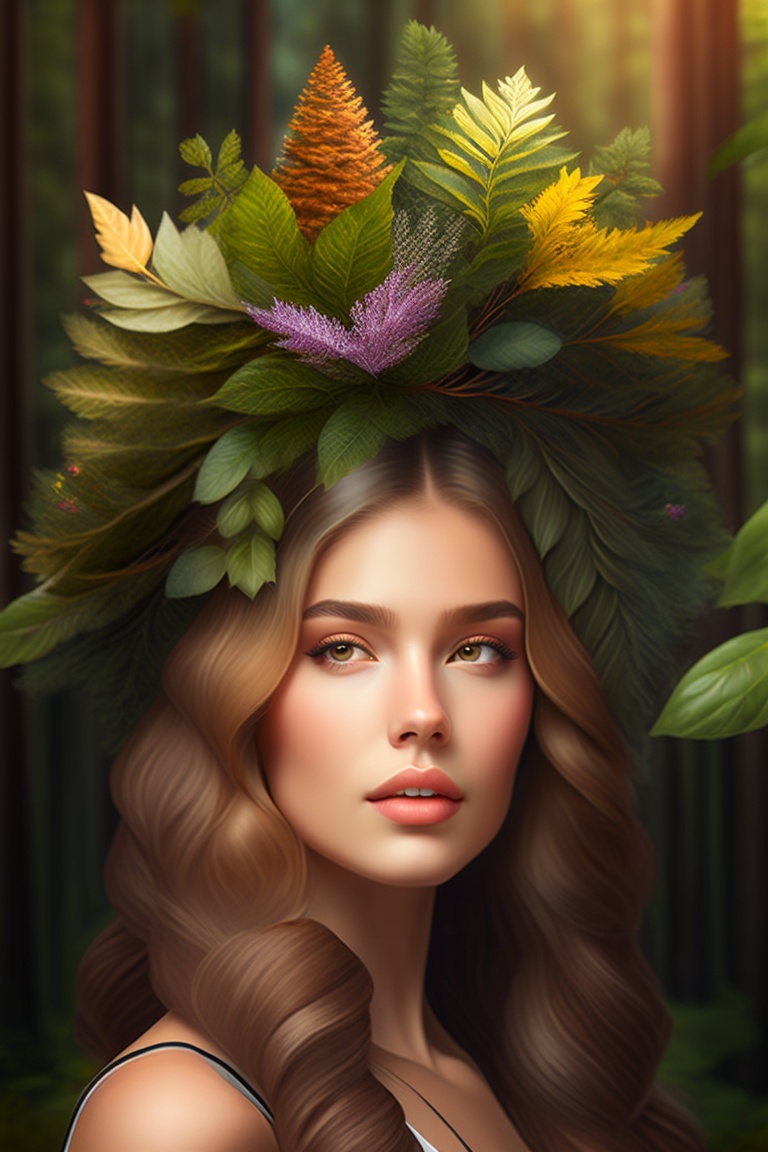 Lexica - Hyper realistic forest crown