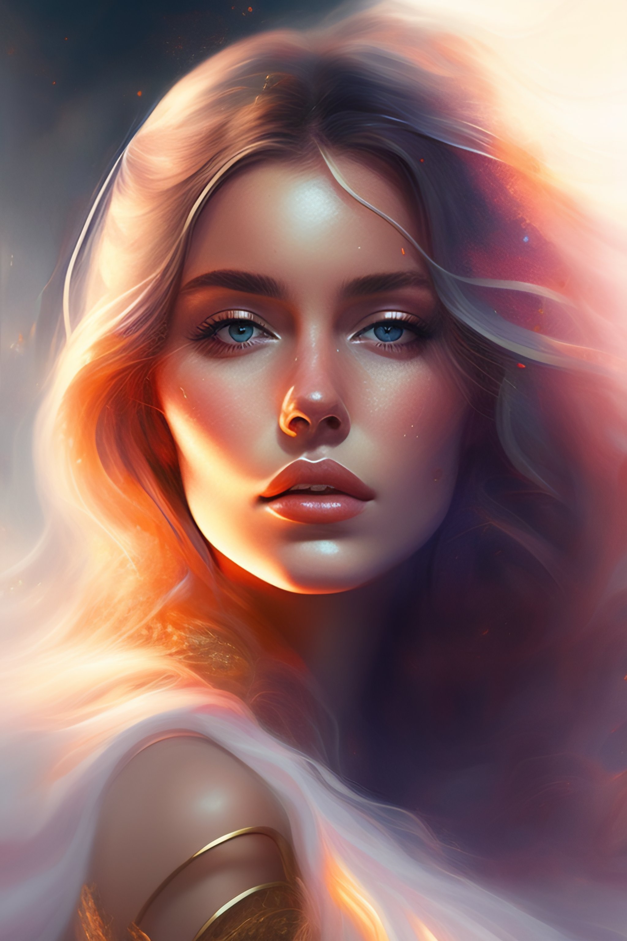 Lexica - A Jesús goddess, vaporwave aesthetic, colorful, psychedelic ...