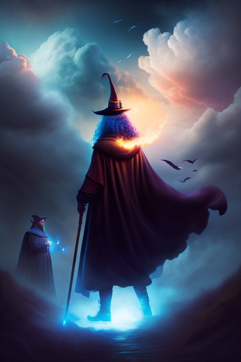 Lexica - A witch casting a curse a casting curse, scared sorcerers and ...