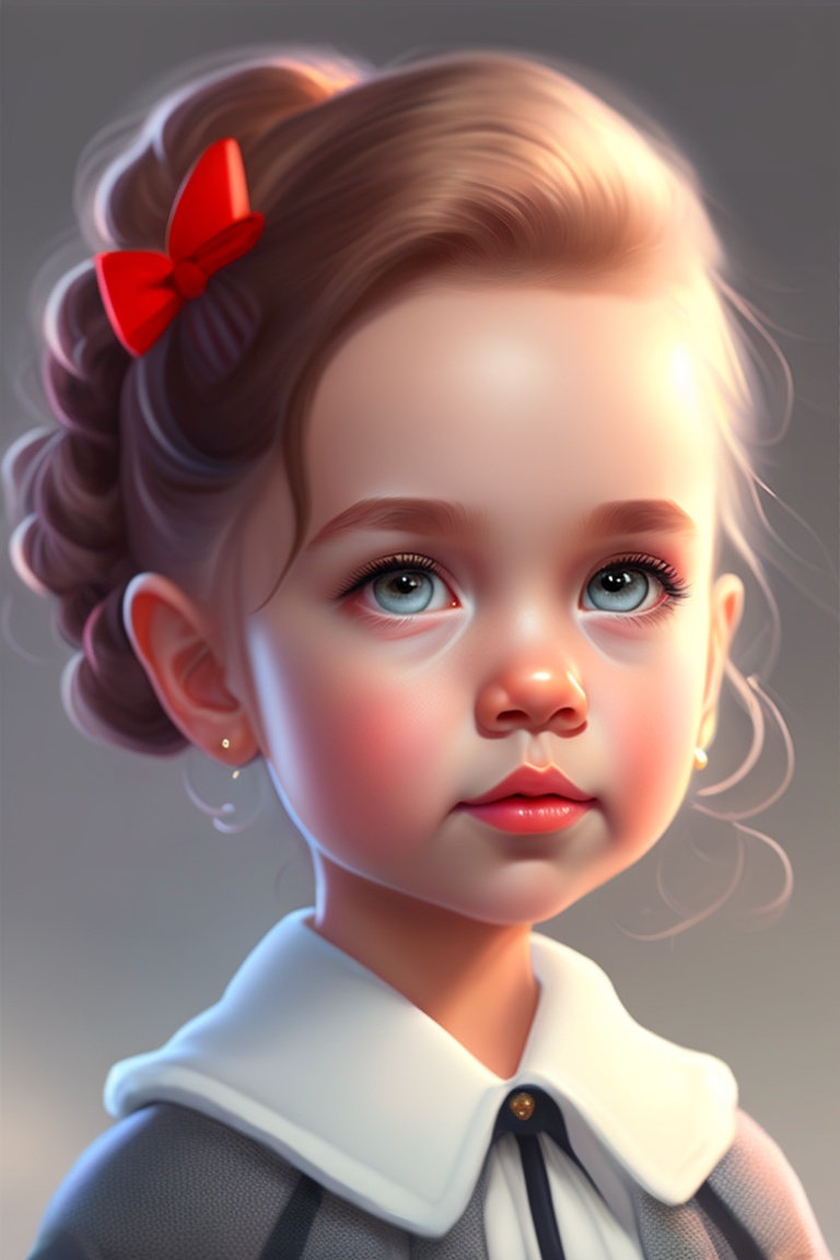 Lexica - Cute and adorable cartoon Scarlett Johansson baby, fantasy ...