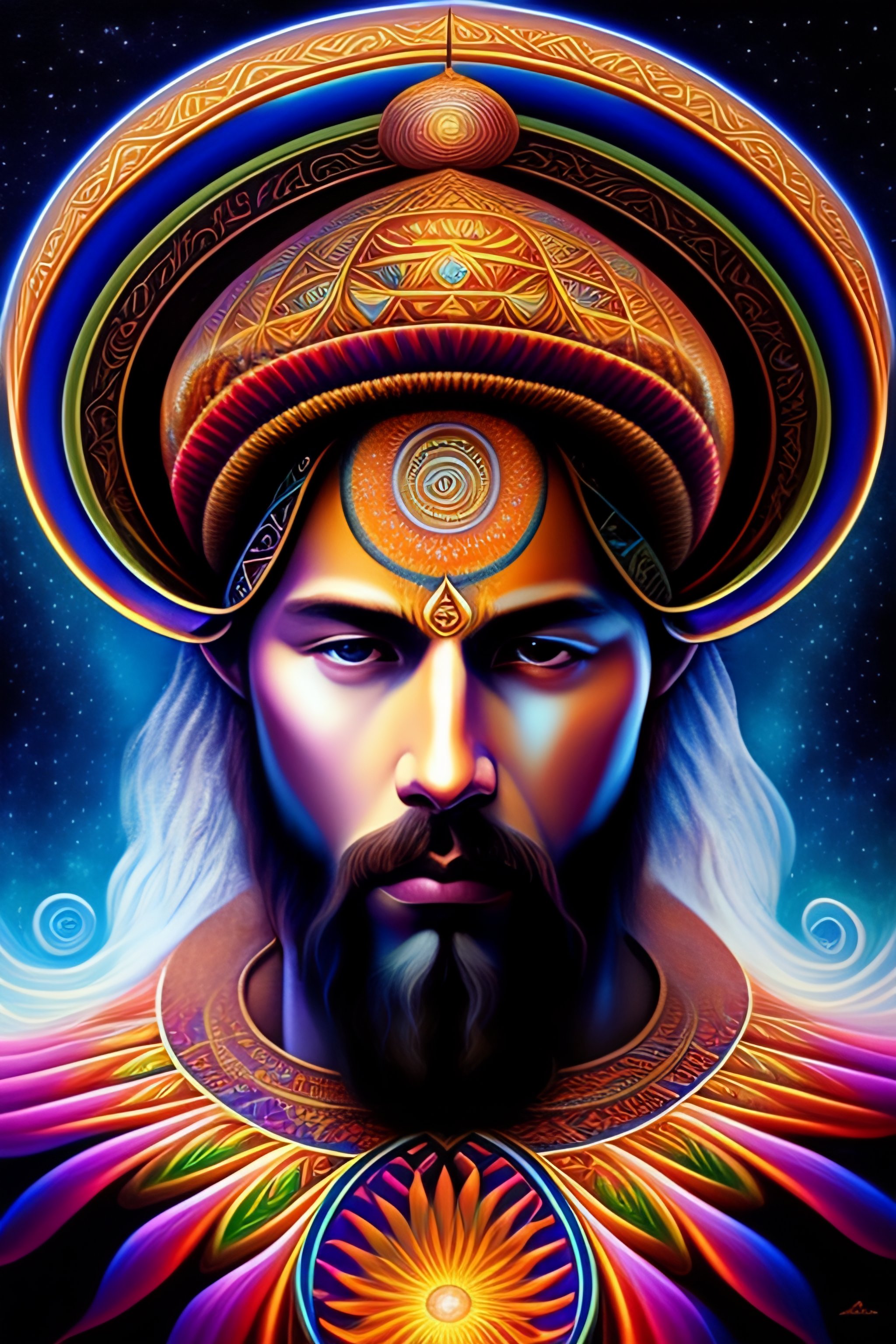 Lexica - Magic mushroom ,occult wizard,alex grey