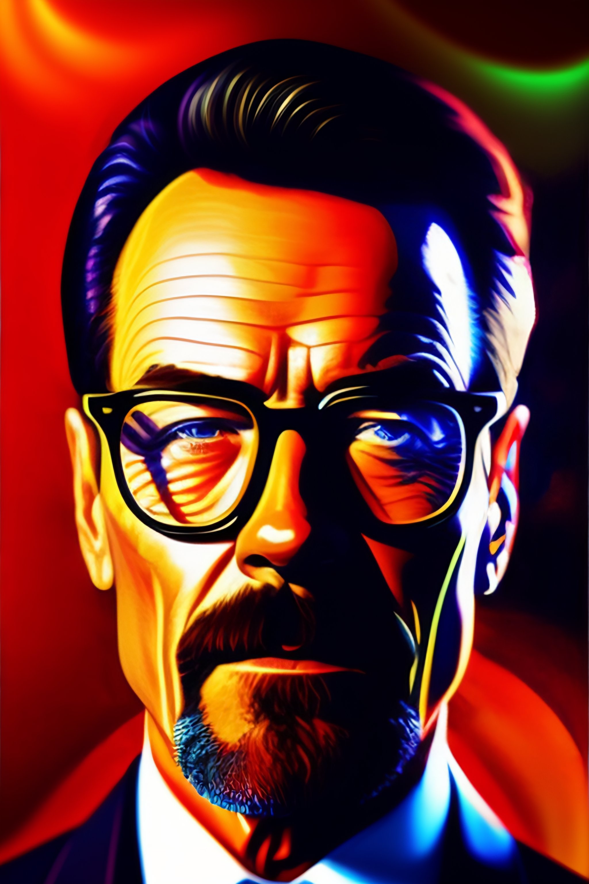 Lexica - Bryan Cranston from Breaking Bad Extremely psychedelic ...