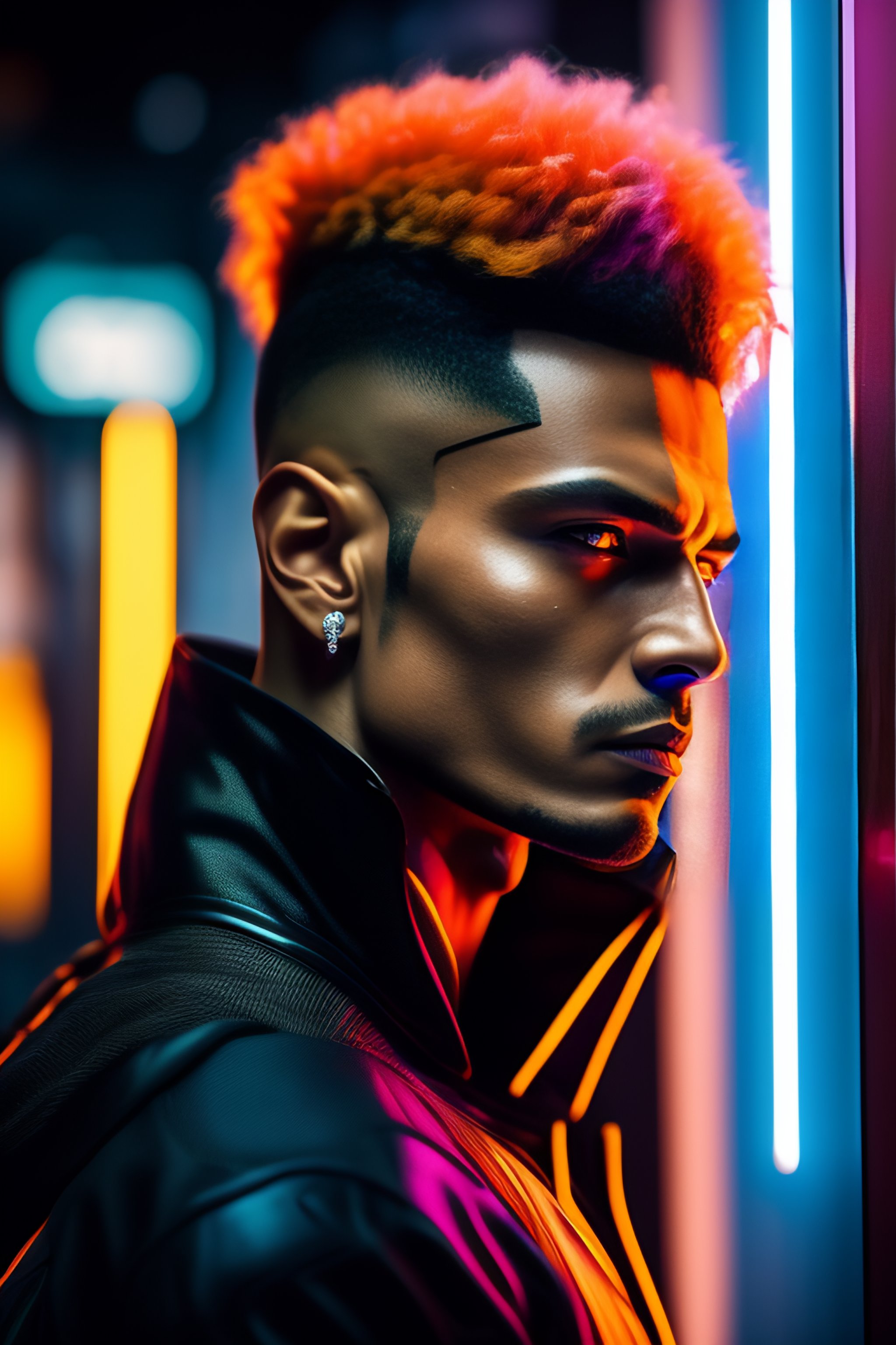 Lexica - Cyberpunk man, Museu do Amanha scenario, Rio de Janeiro city ...