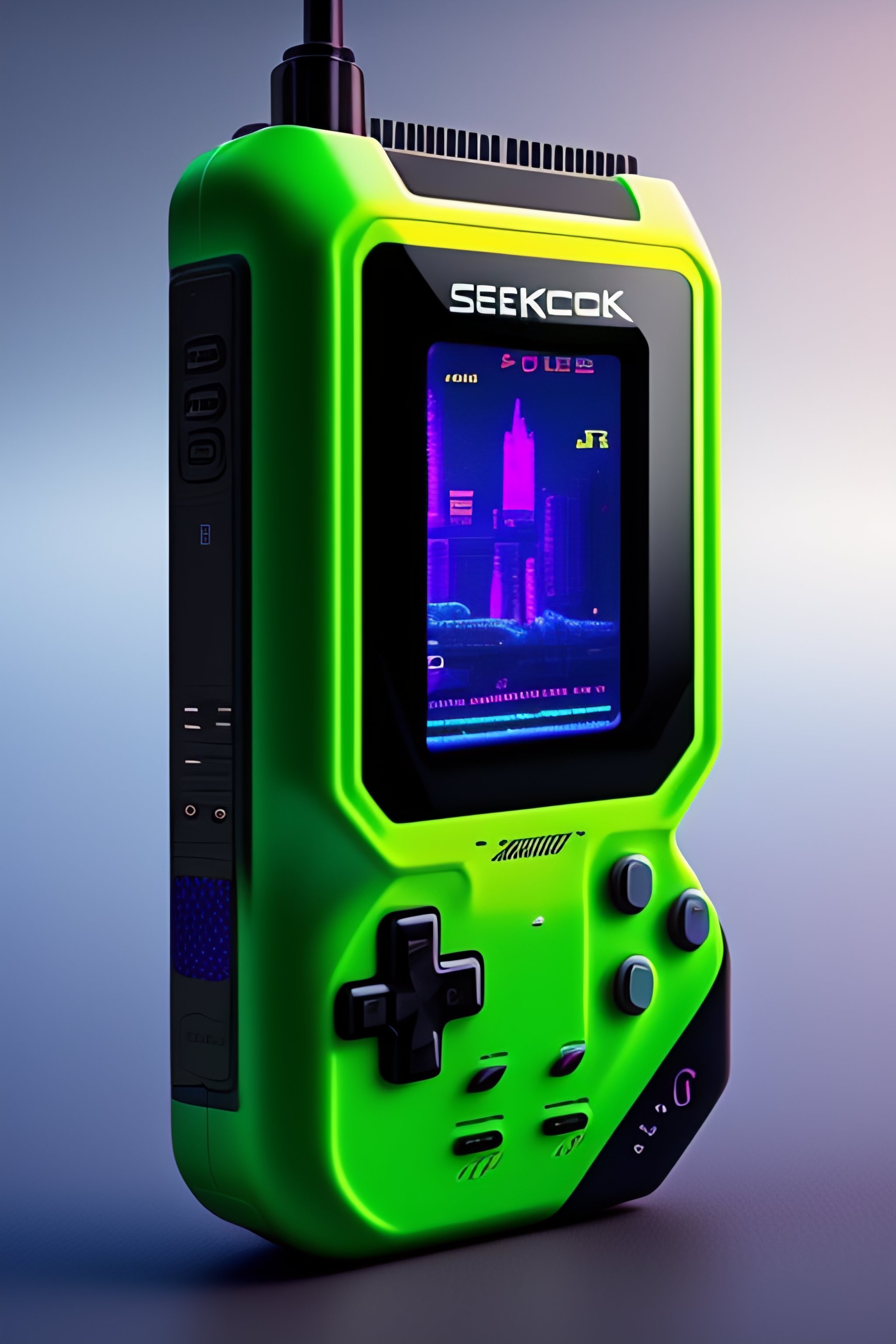 Lexica - Cyberpunk gameboy