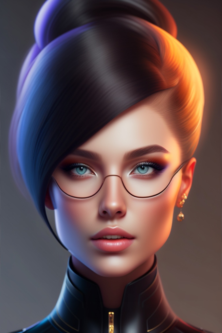 Lexica - 4K, render, art blow, rounded face