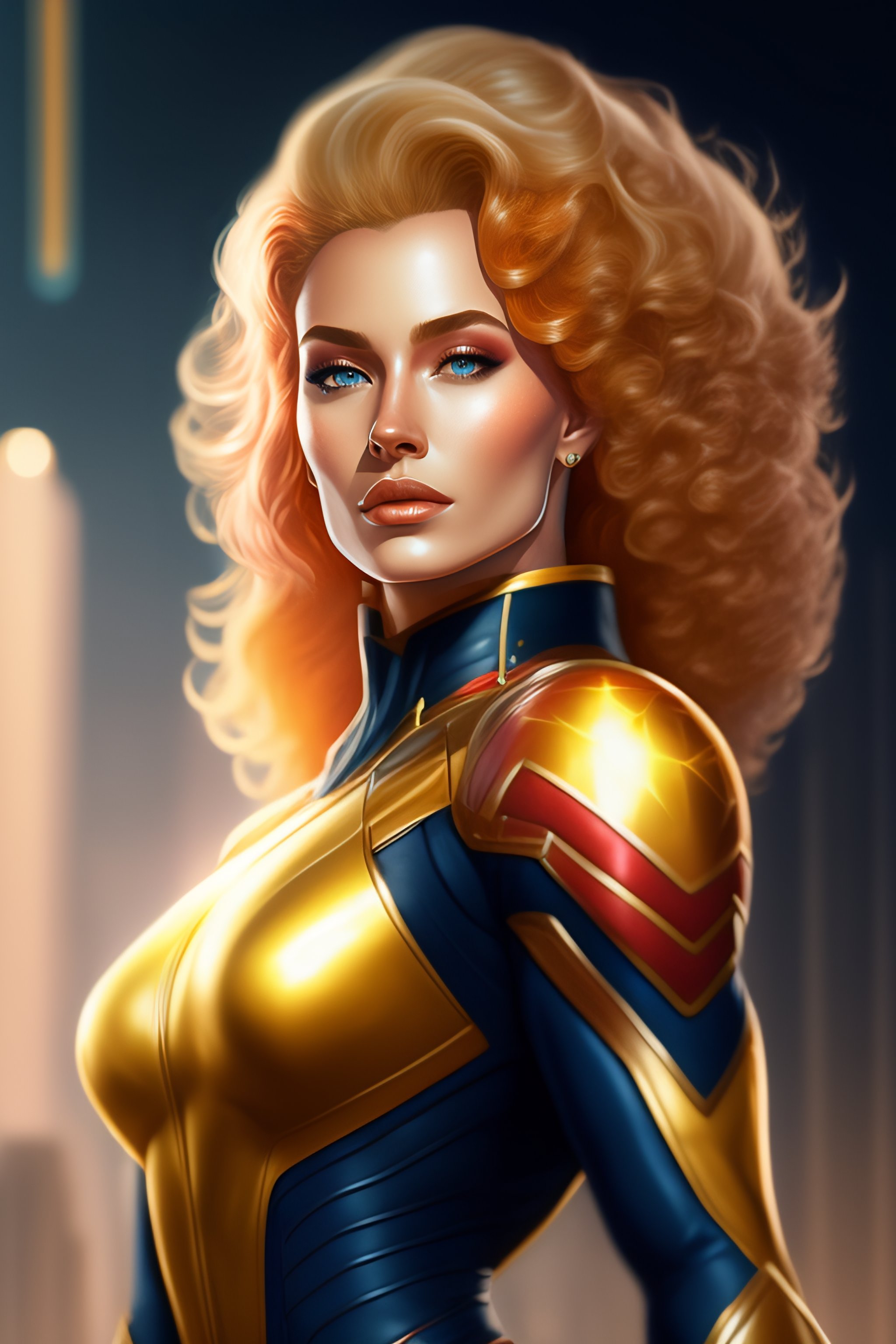 Lexica - Genetically augmented super soldier CAPTAIN MARVEL as a male ...