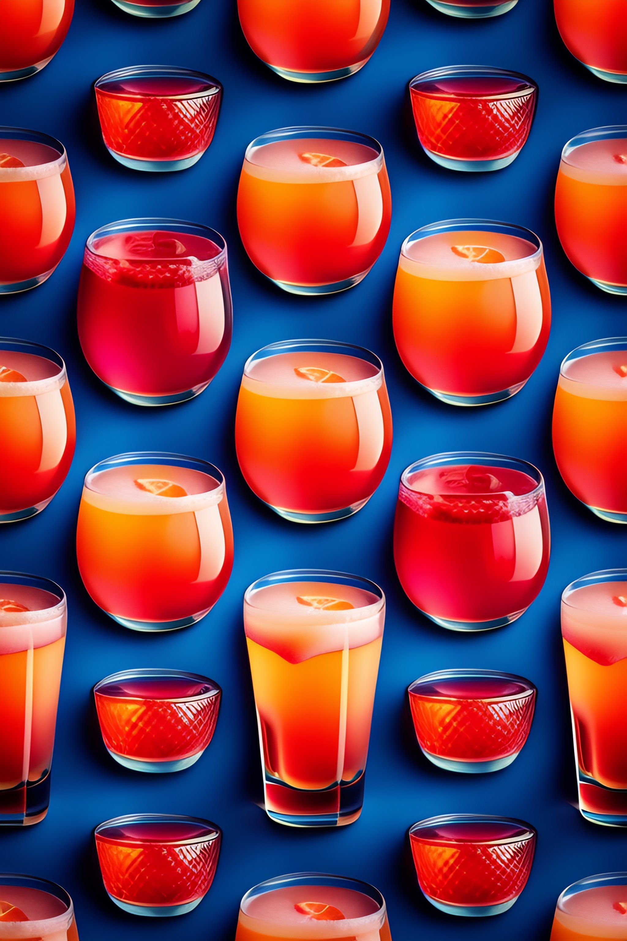 Lexica - A clean seamless repeating pattern of campari soda cocktail ...