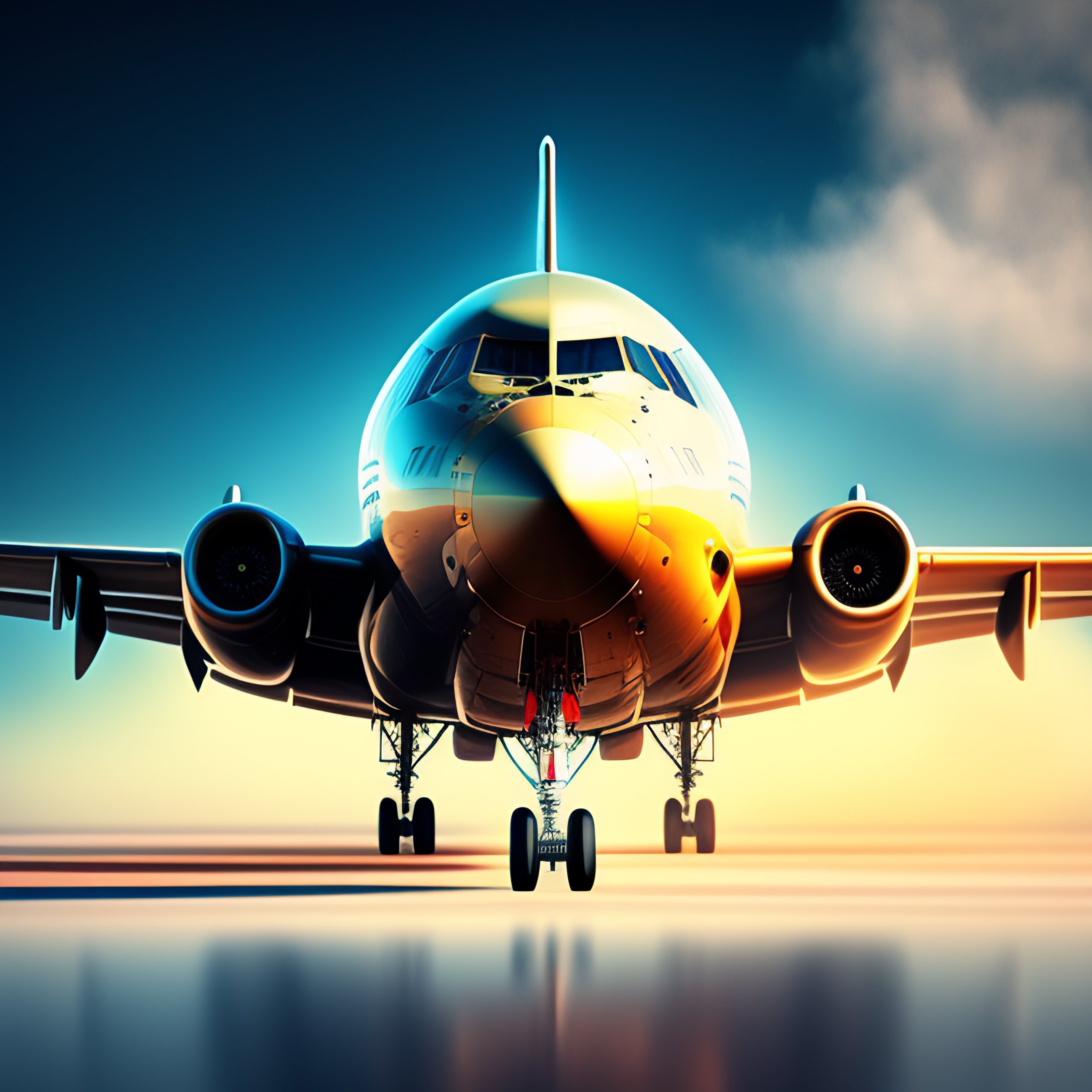 Lexica - Airplane, pixar, realistic, 4k resolution